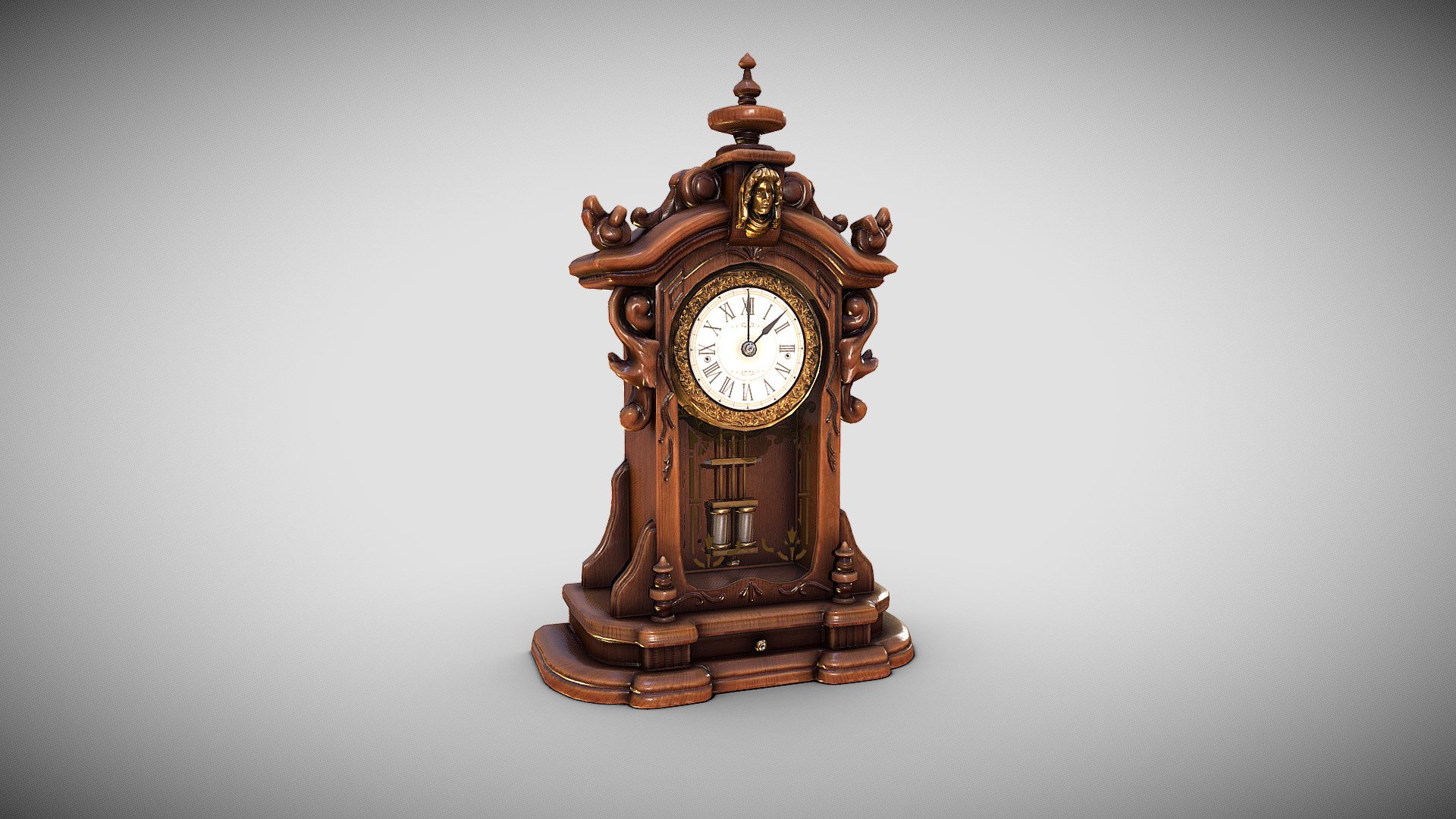 Antique Clock - Buy Royalty Free 3D model by Václav Pleticha (@klidas8 ...