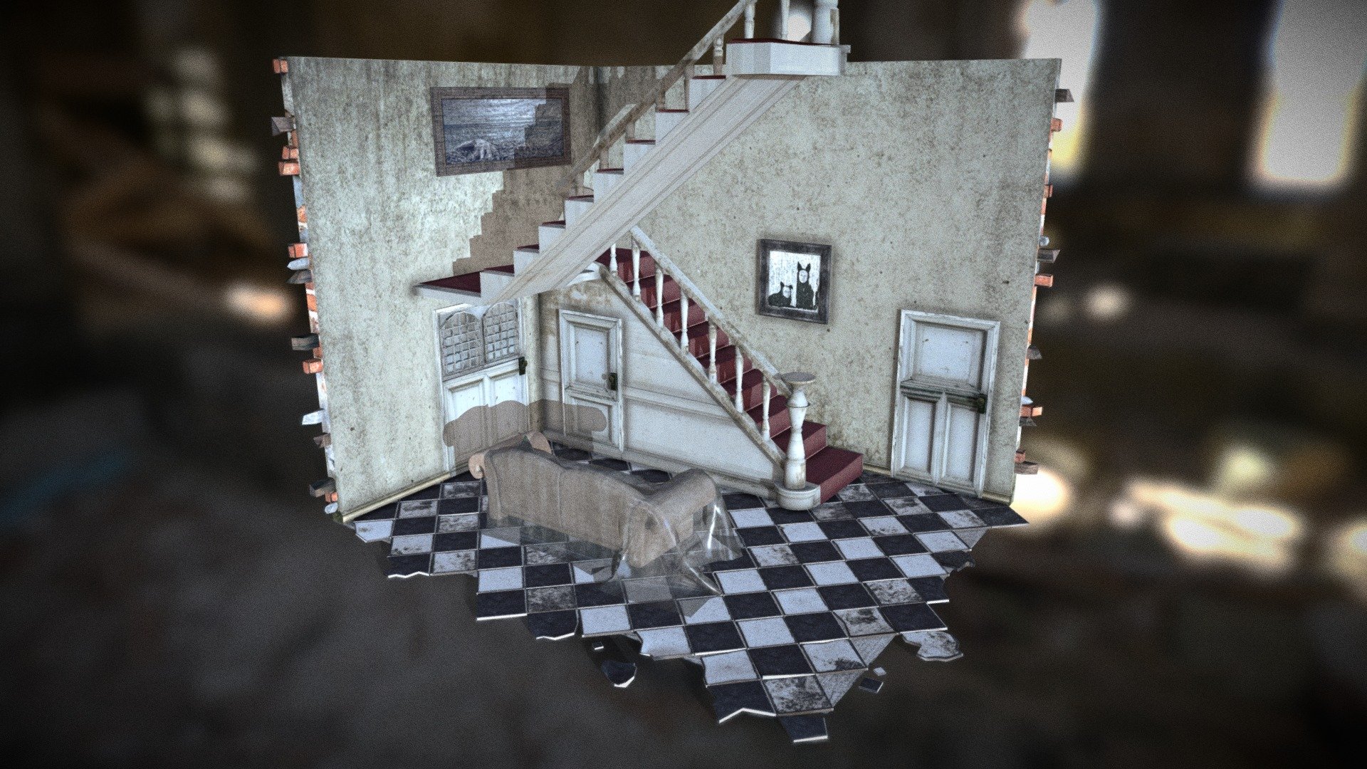 Creepy Room - 3D model by misasoupen [cf7376a] - Sketchfab