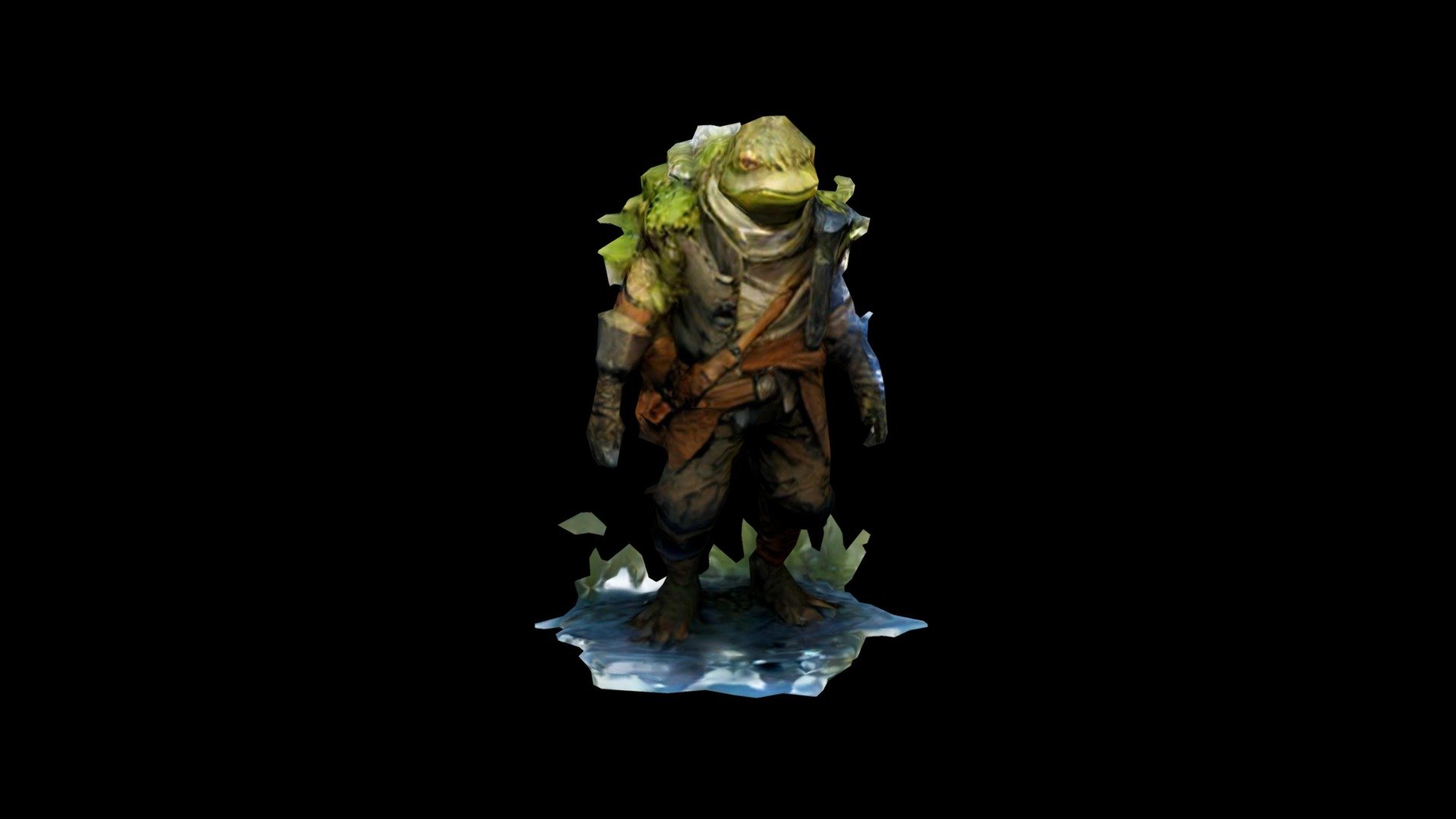 An illustration of a frog man in Victorian-era a - Download Free 3D ...