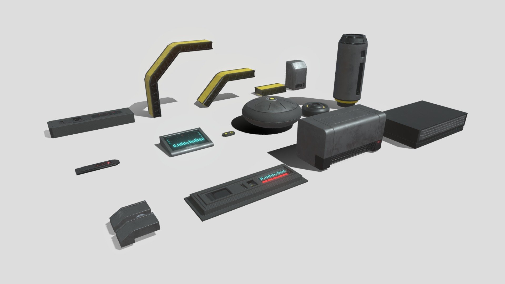 Cyberpunk Kit Bash - Buy Royalty Free 3D model by kambur [cf74e12 ...