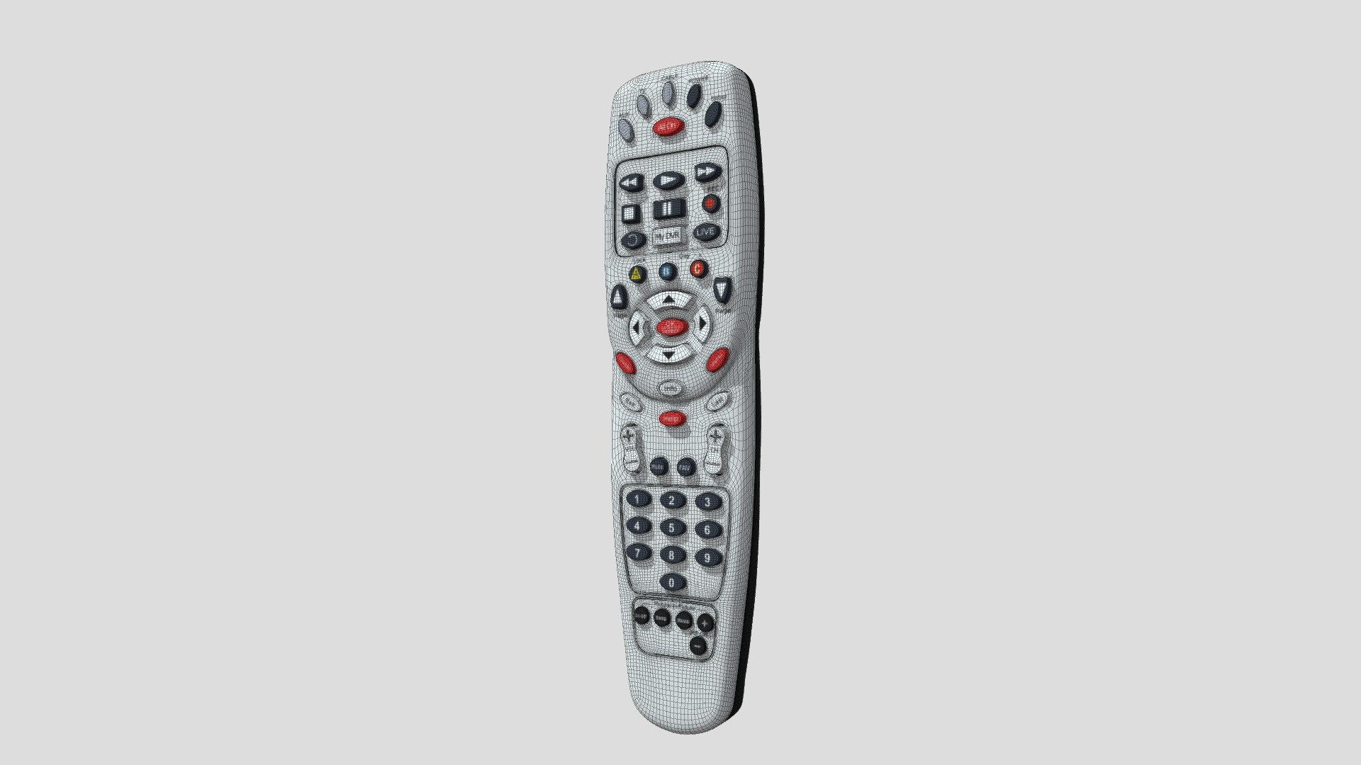 TV Remote Control - 3D model by AreEyeOh [cf78993] - Sketchfab
