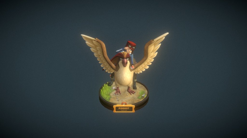 PIDGEOT CONCEPT - 3D model by Liourk [cf7939f] - Sketchfab