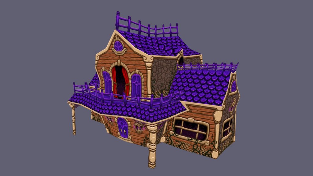 Crooked House - 3D model by rocco [cf79f79] - Sketchfab