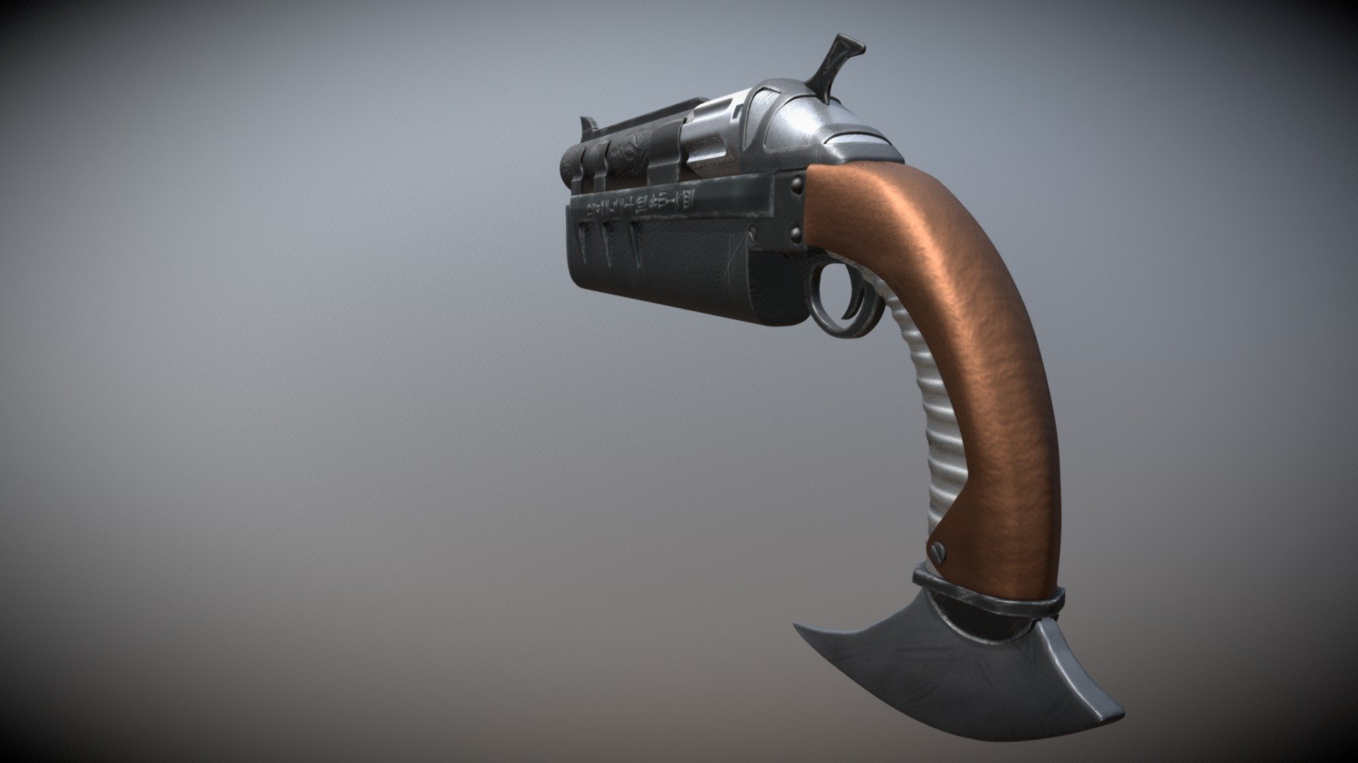 Darkwatch Gun - 3D model by lakshaynischal94 [cf7a583] - Sketchfab