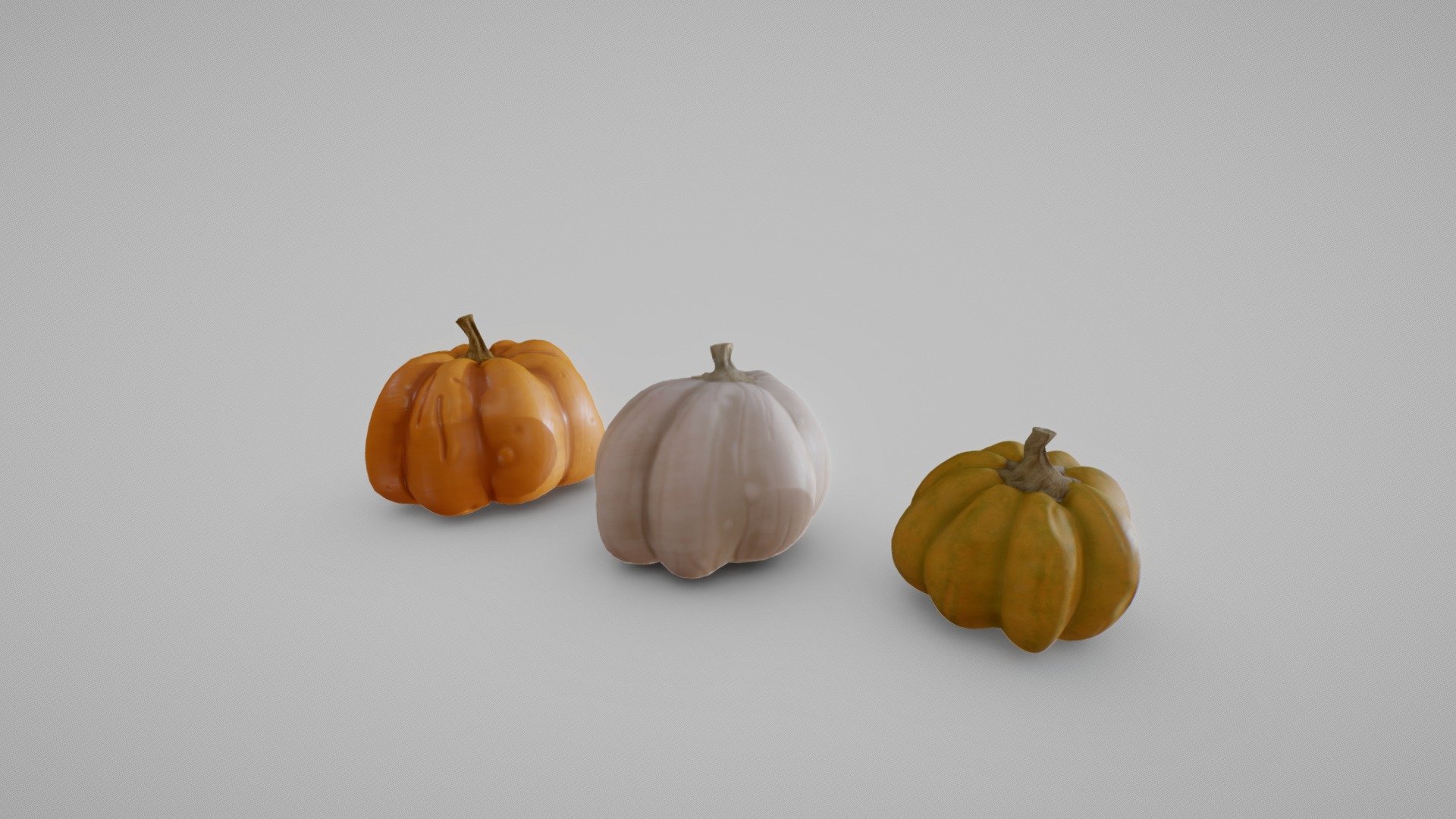 Fall Autumn Pumpkin Patch Variety Pack - Buy Royalty Free 3D model by ...