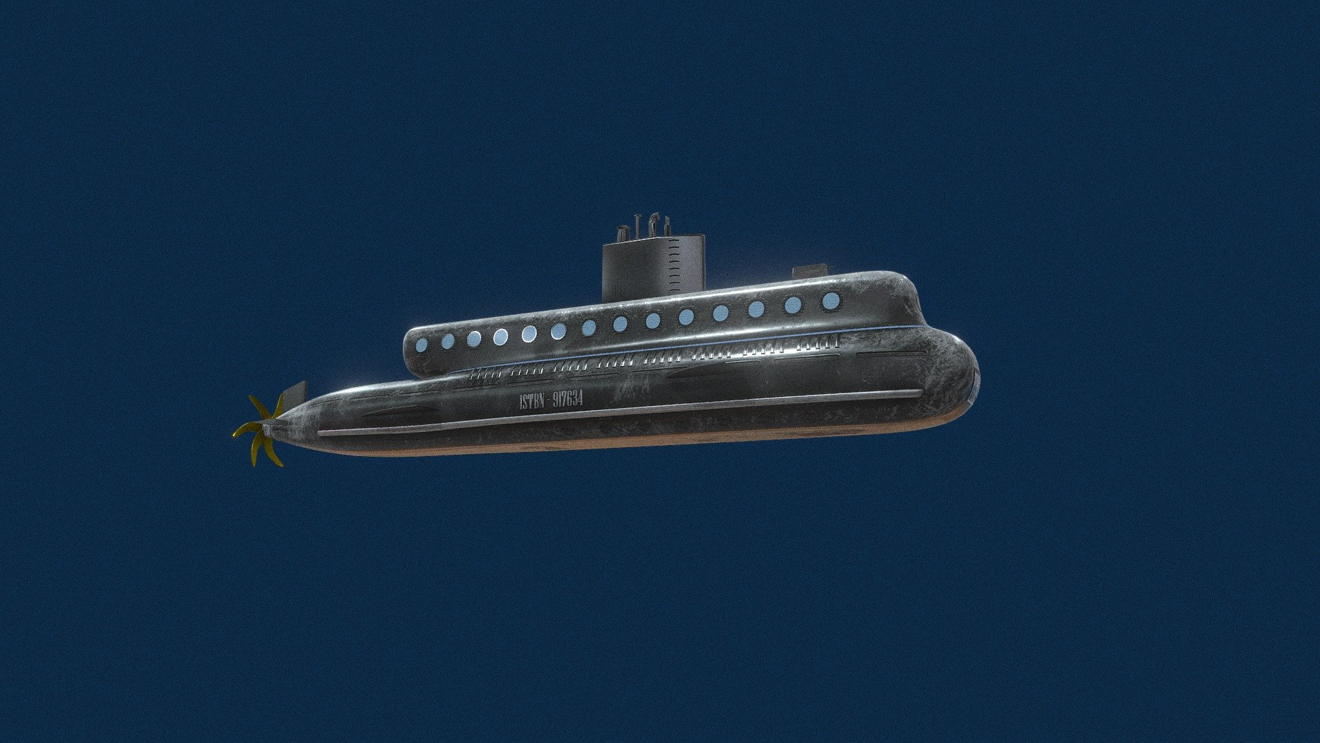 submarine - 3D model by Jeremy (@thedoctah) [cf7f054] - Sketchfab