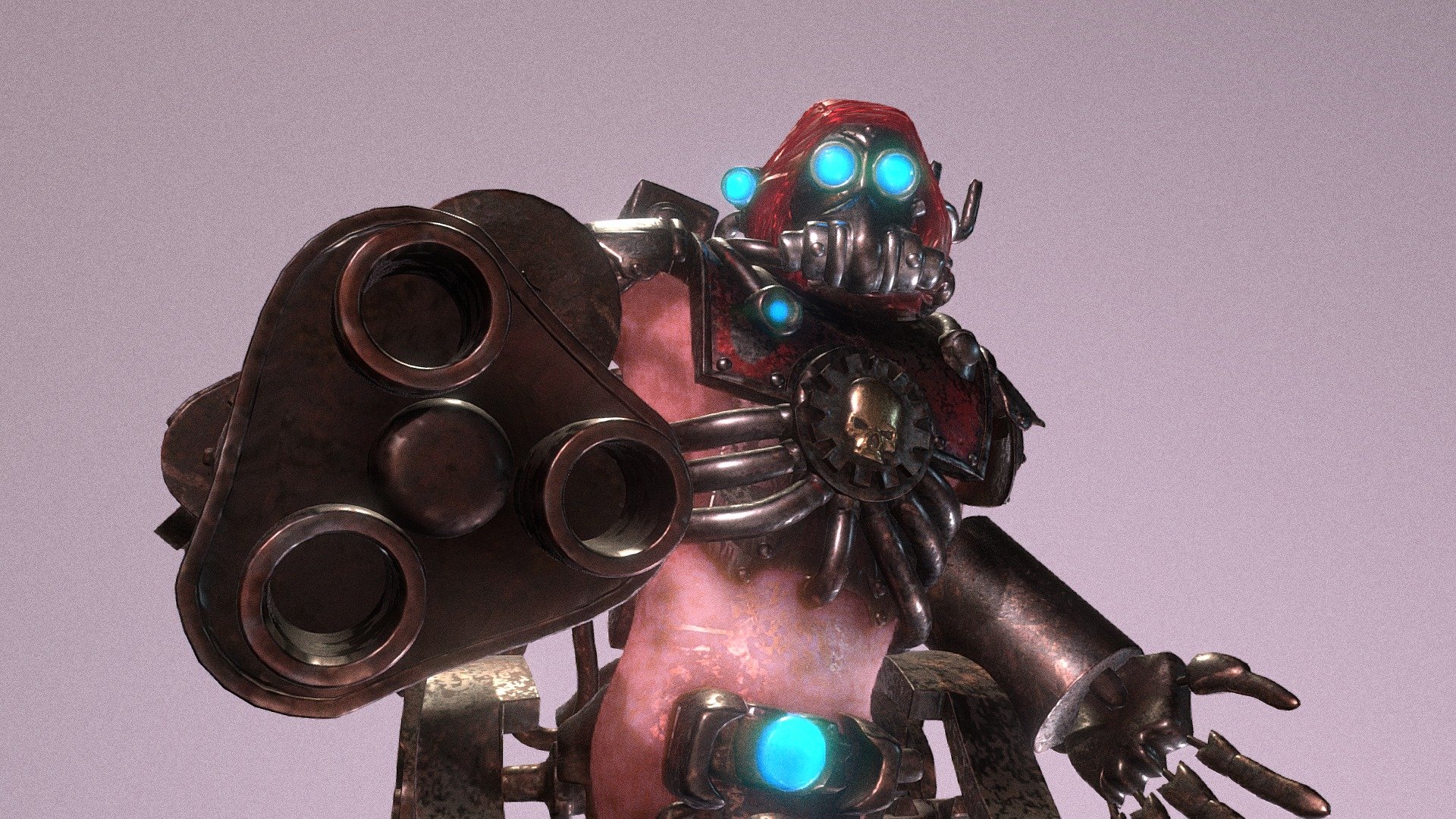 Adeptus Mechanicus soldier(my interpretation) - 3D model by Neugelgarth ...