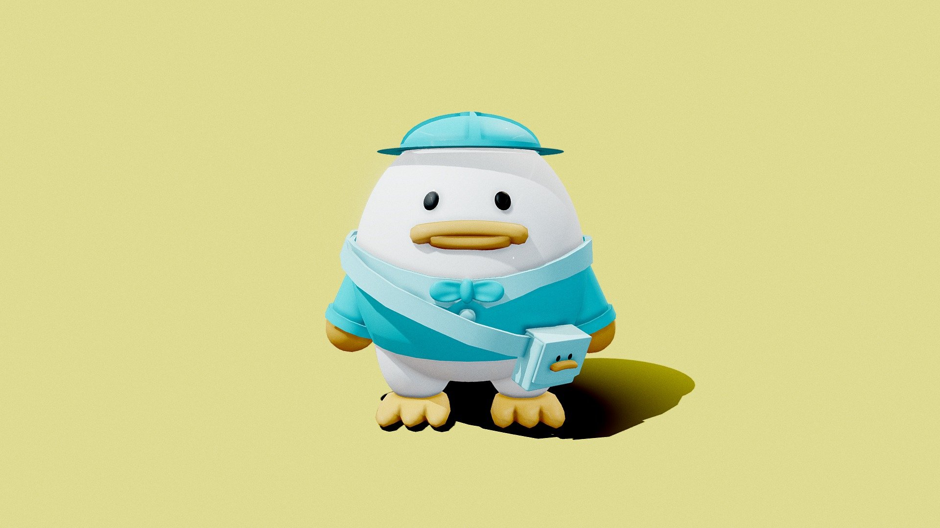Little duck - Download Free 3D model by dannzjs [cf819cf] - Sketchfab