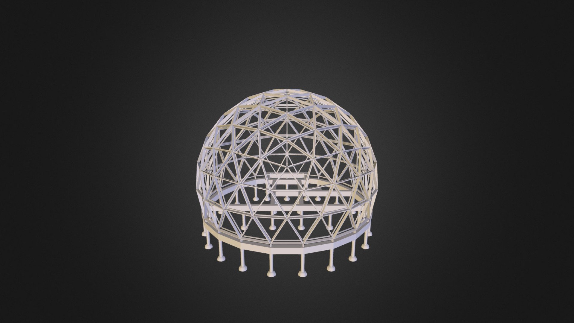Dome Home Frame - 3D model by VadimGrigoruk [cf858e8] - Sketchfab