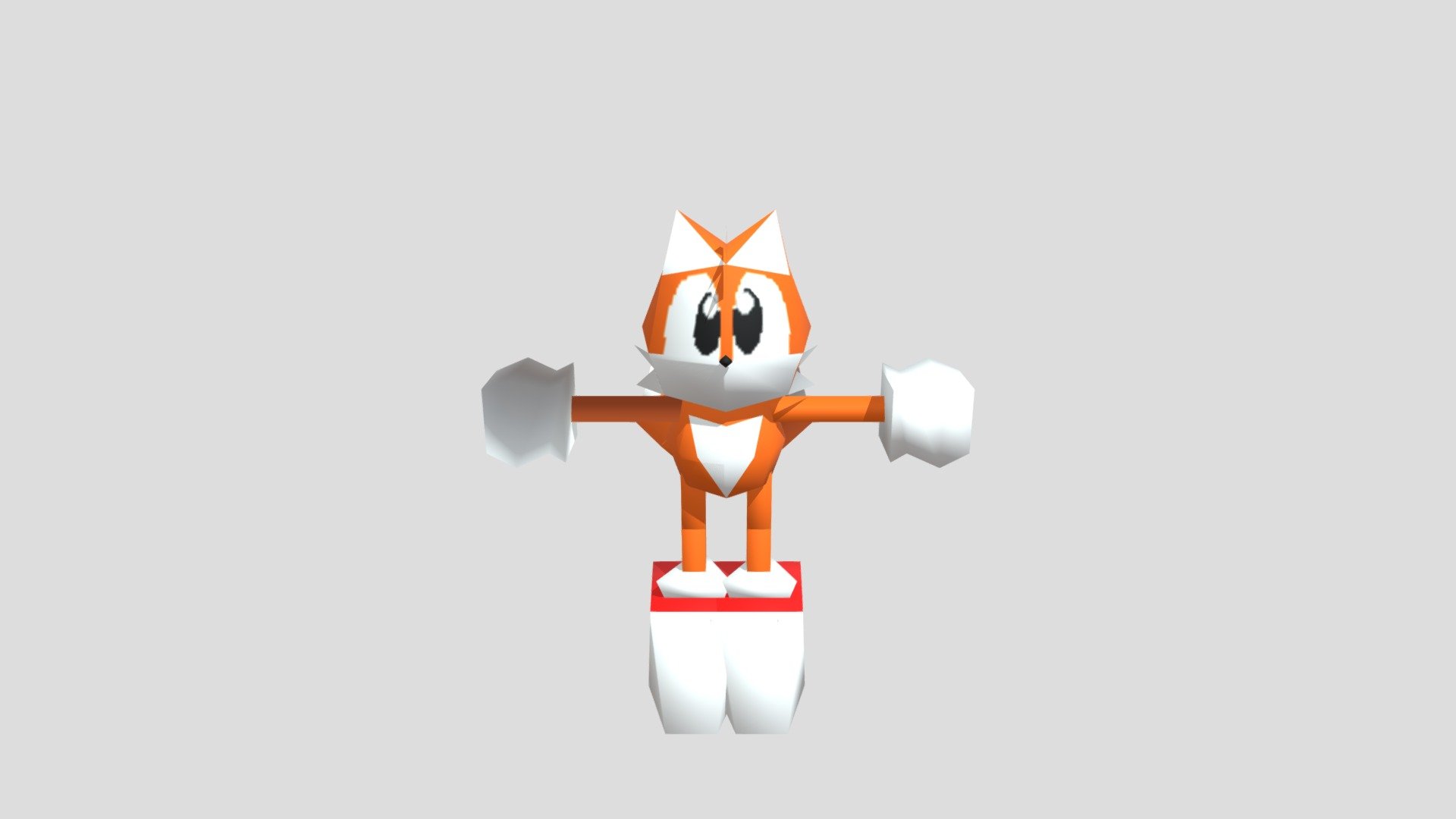 Tails 64 - Download Free 3D model by vale 3d models low poly ...