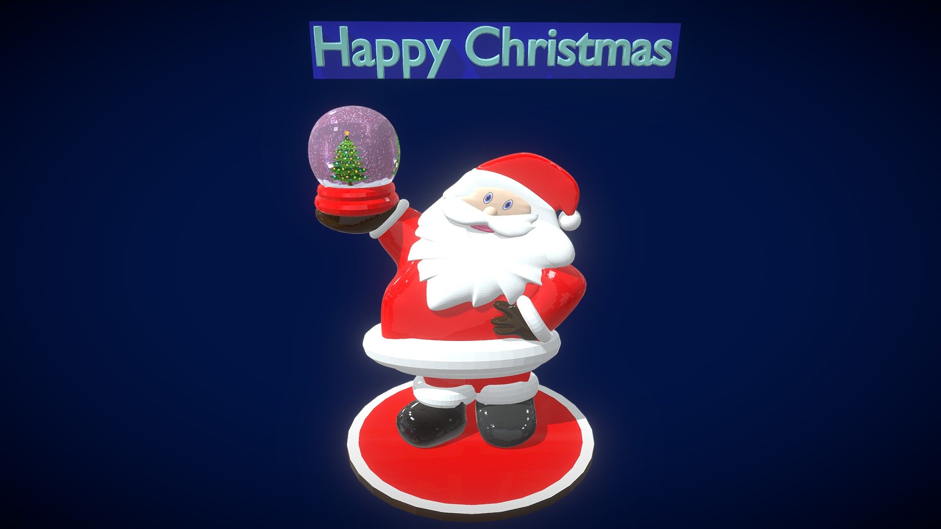 Lowpoly Santa Claus - Download Free 3D model by rsdodiya [cf8aa21 ...