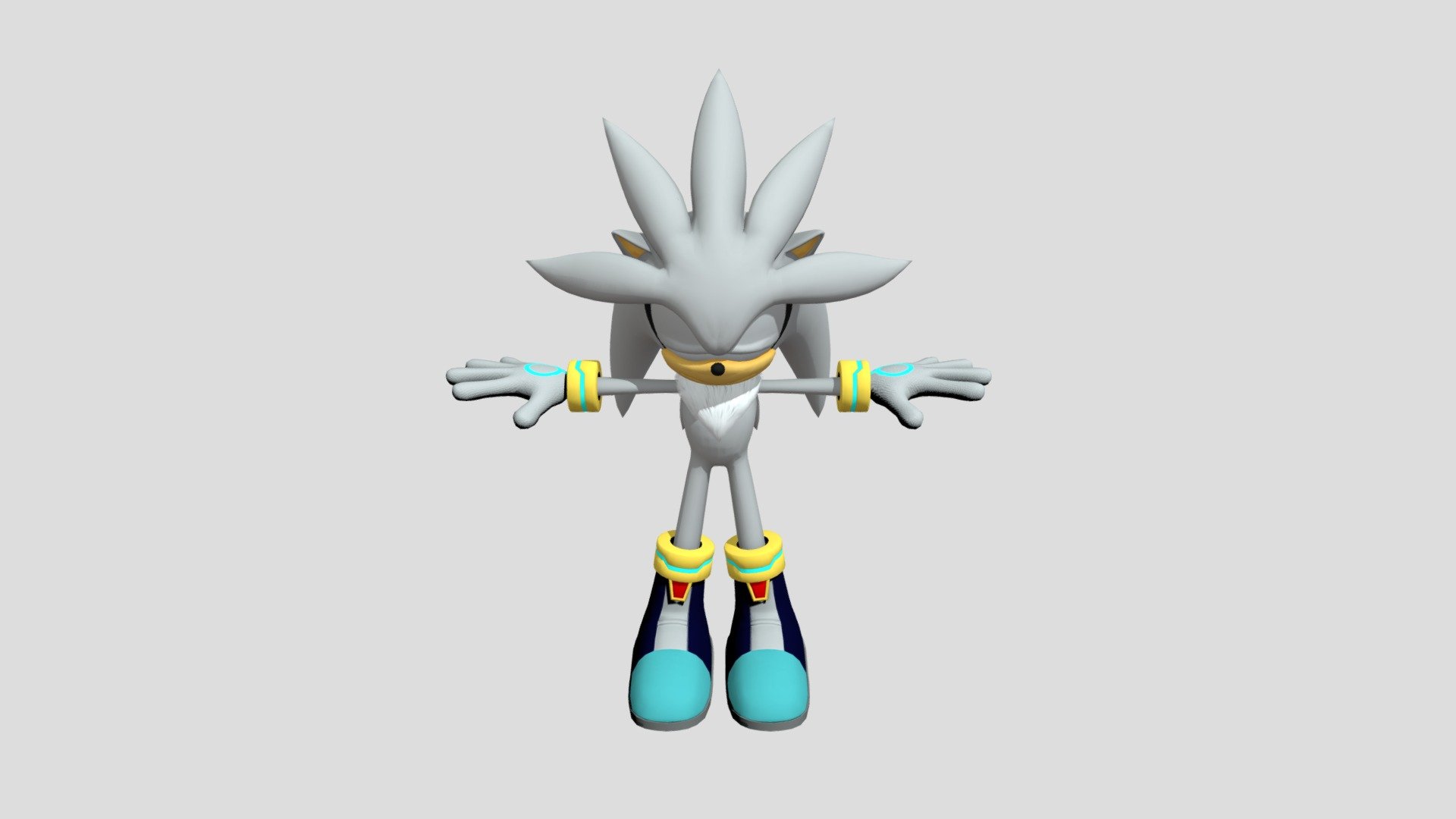 Silver The Hedgehog - Download Free 3D model by anderlenolan [cf8af2b ...