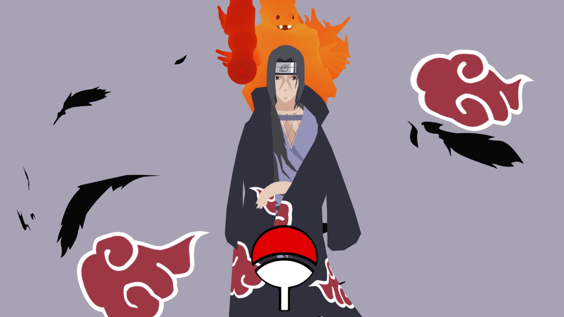 Itachi uchiwa - 3D model by fossyl [cf8b77b] - Sketchfab
