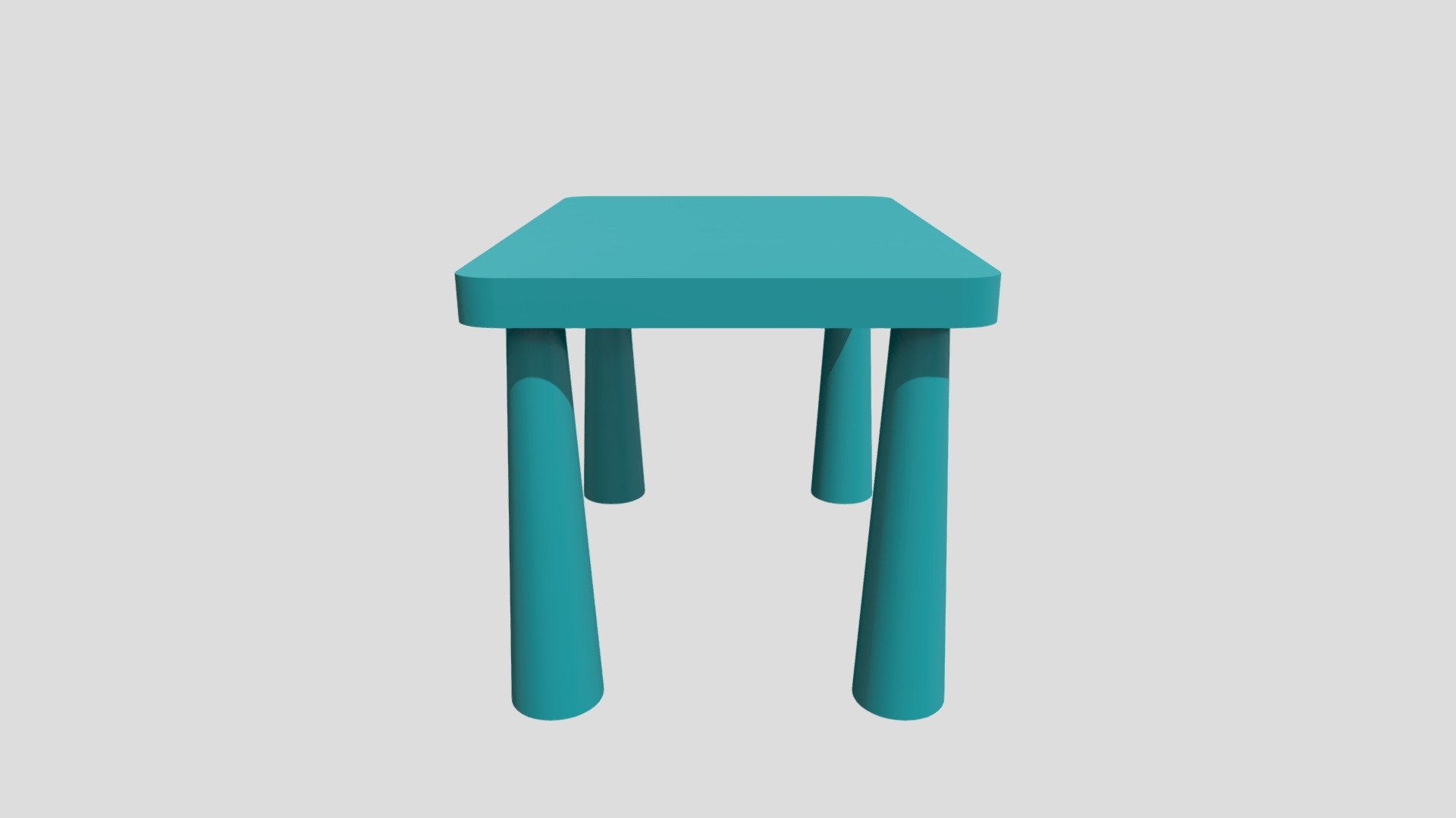children_tableBLUE - Download Free 3D model by thamisha.R [cf8be78] - Sketchfab