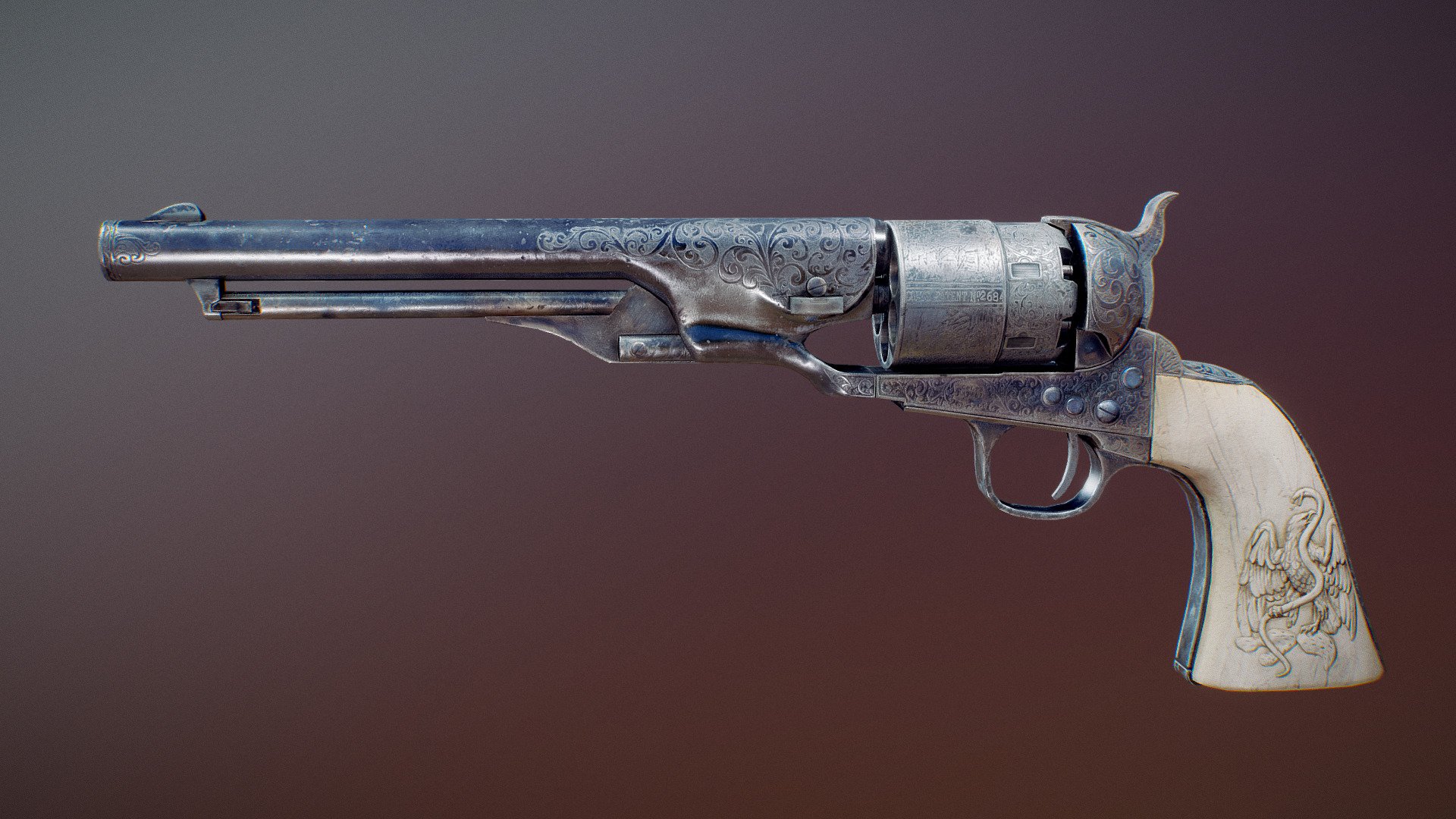 Colt 1860 Army - 3D model by jha05 [cf8cda6] - Sketchfab