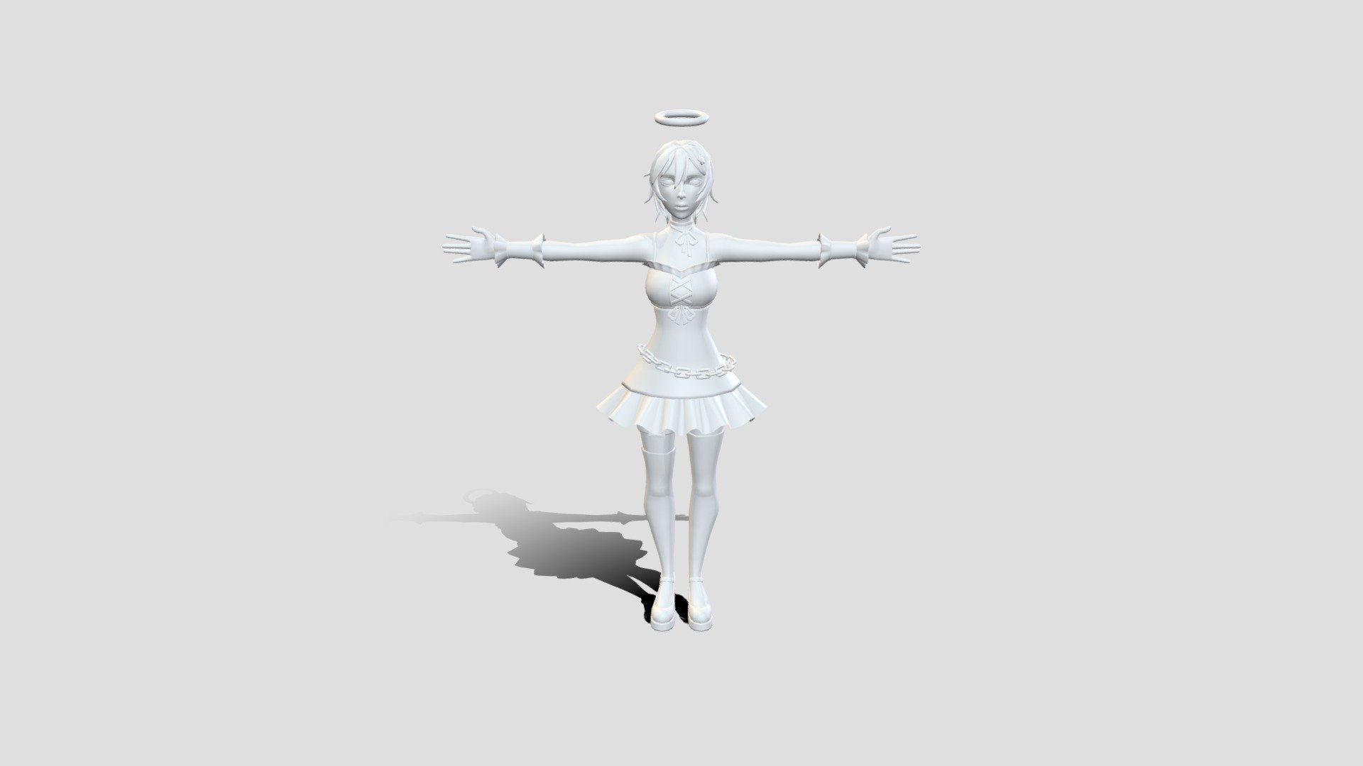 Character Model - Evangeline - 3D model by jolyn_f [cf8e455] - Sketchfab