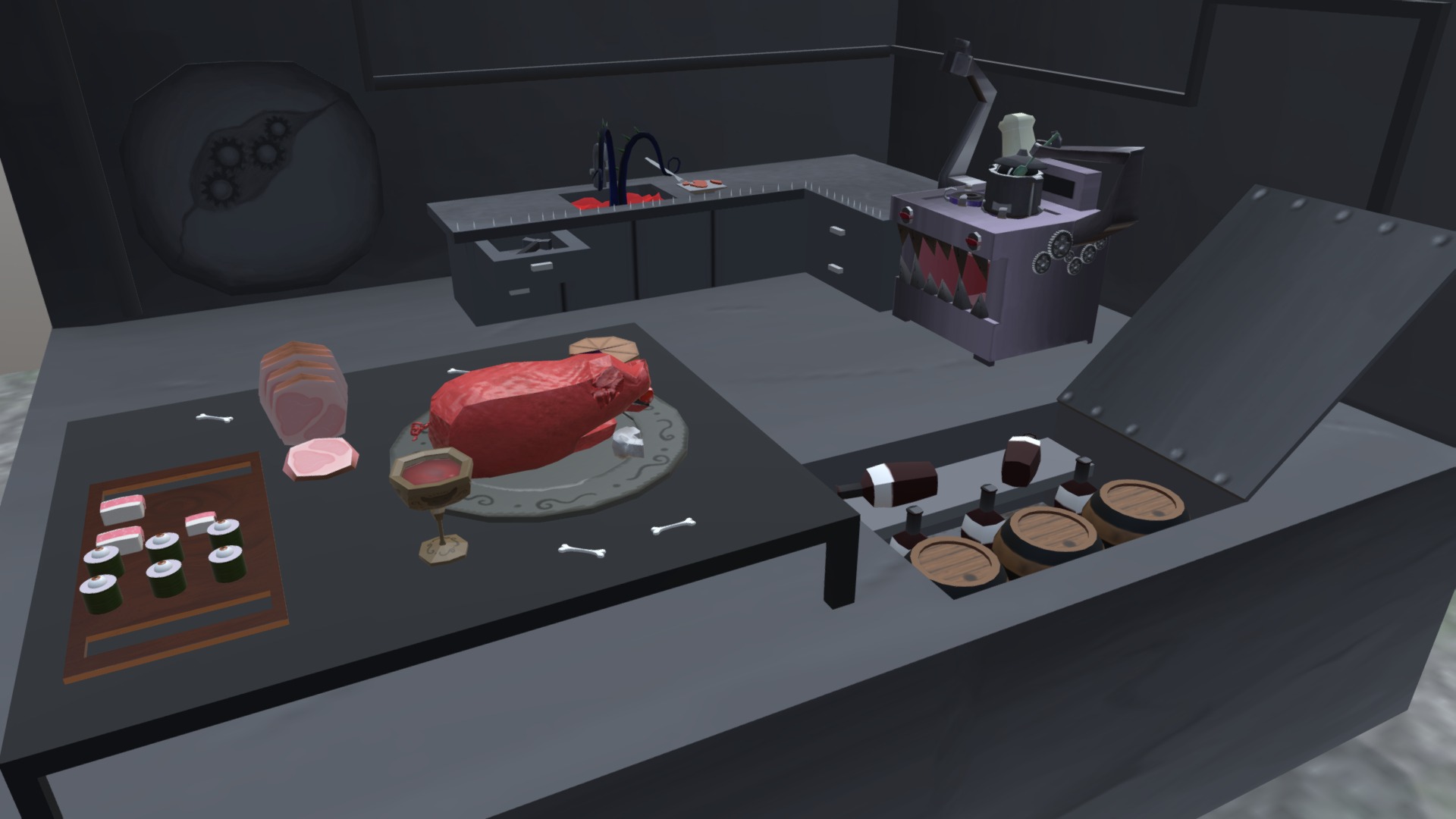 Monster kitchen 2 - 3D model by Melinda (@bleedingsky) [cf8edba ...