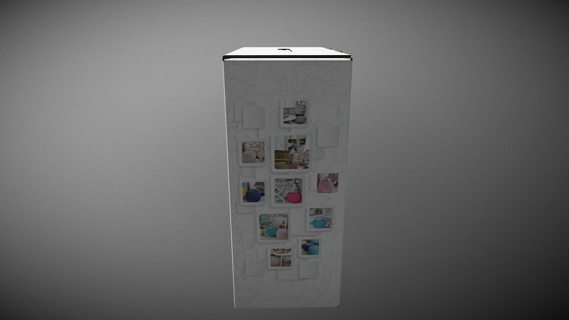 Windowed Product Cartoon Box - Download Free 3D model by Deyan Asenov ...