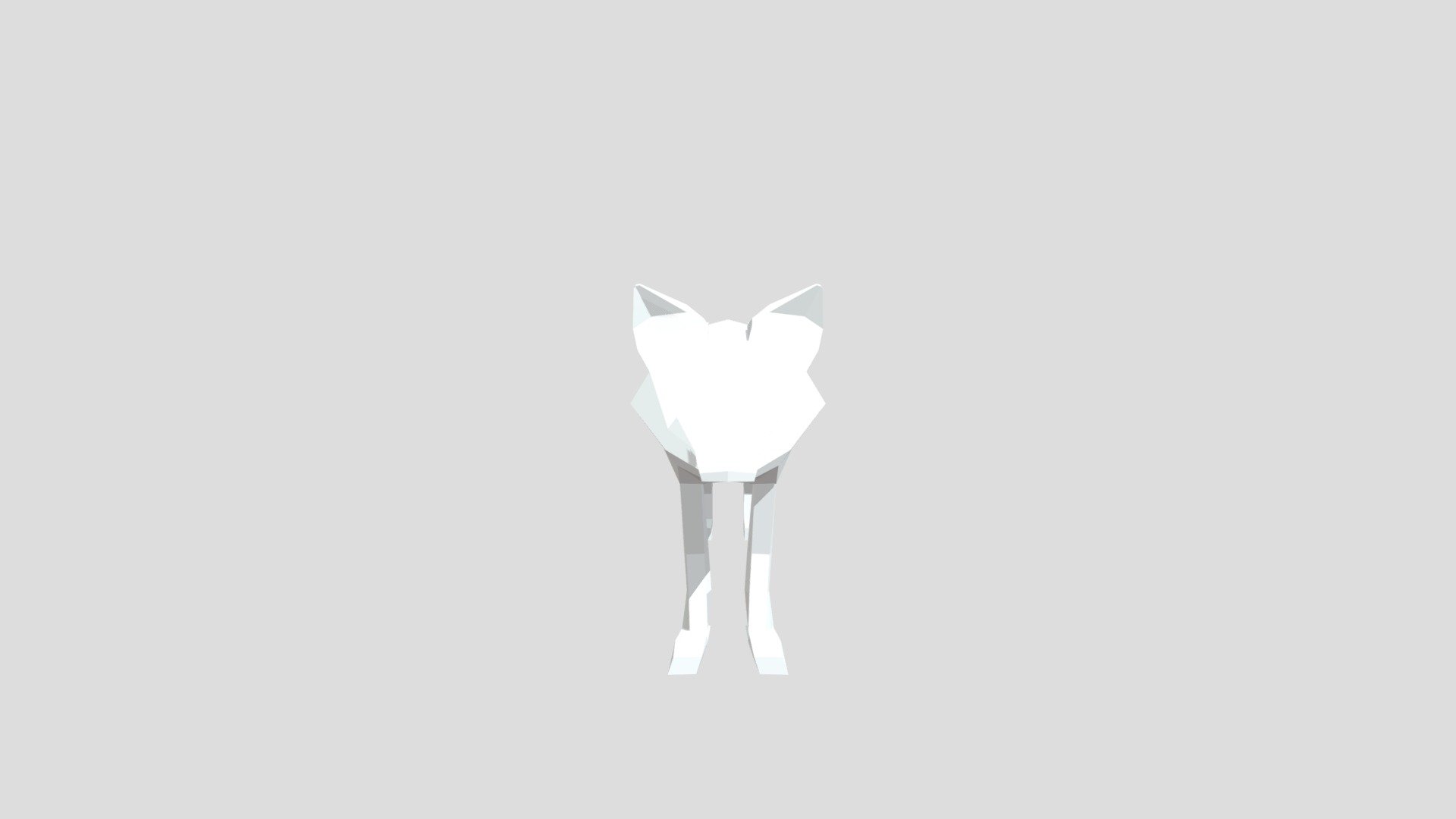 Low Poly Fox - Download Free 3D model by d.babagaga [cf907be] - Sketchfab