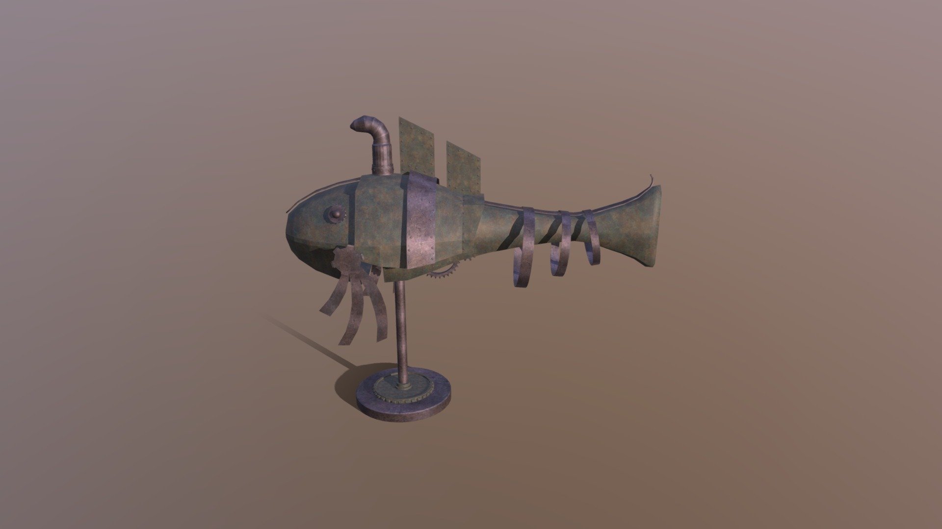 Steampunk Fish - 3D model by Susiemurphy [cf91b38] - Sketchfab