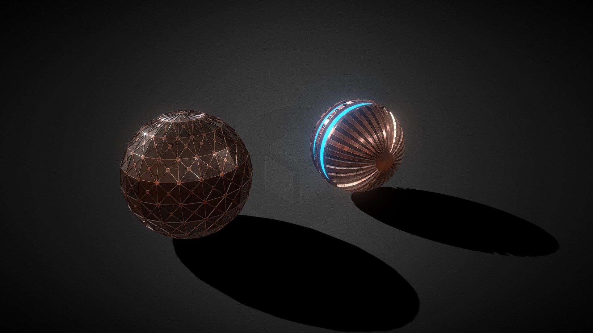 Sci- Fi Sphere Collection Metal Two (Part 06) - Buy Royalty Free 3D ...