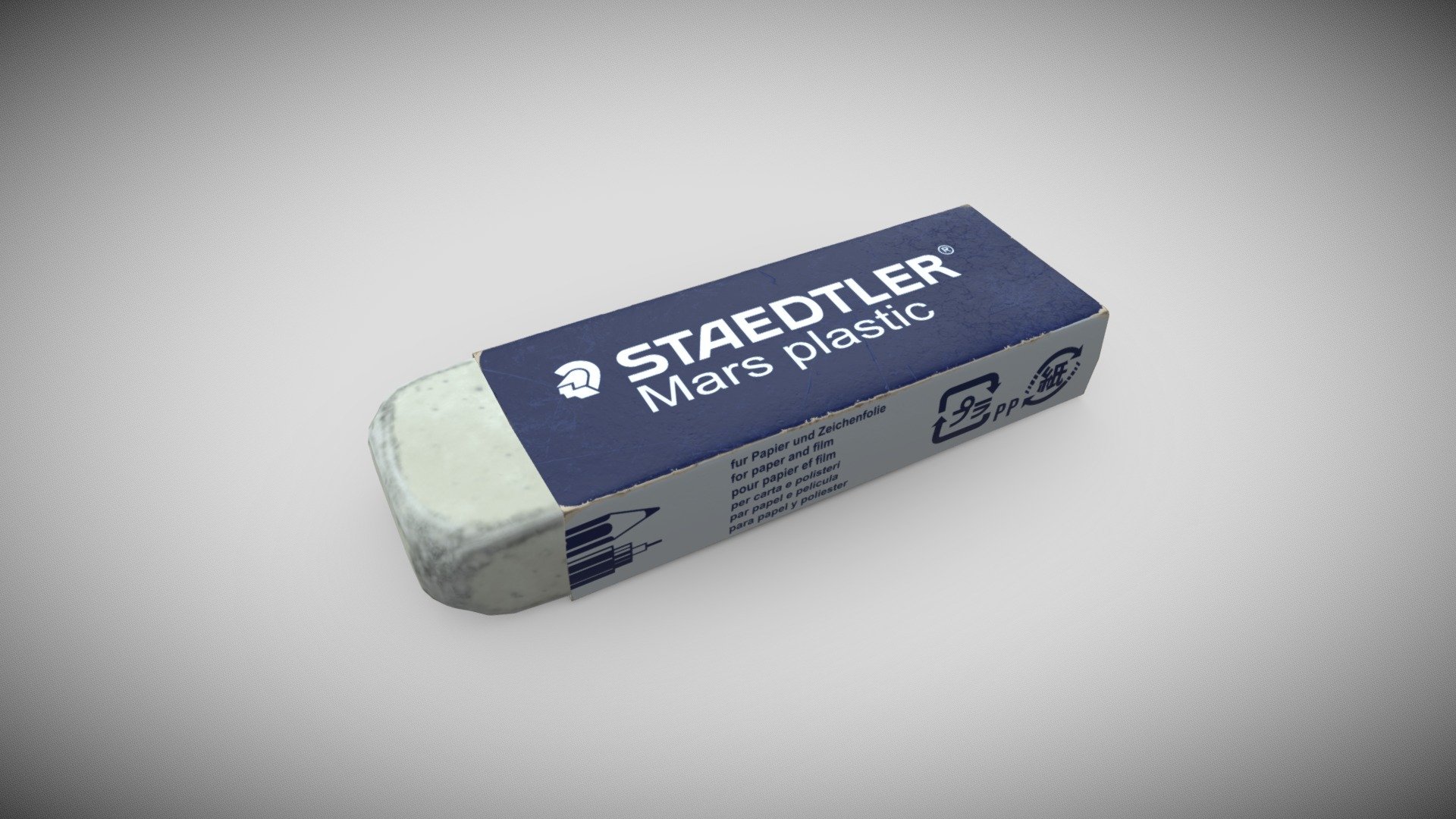 Eraser - 3D model by jamesbroadley [cf91e8f] - Sketchfab