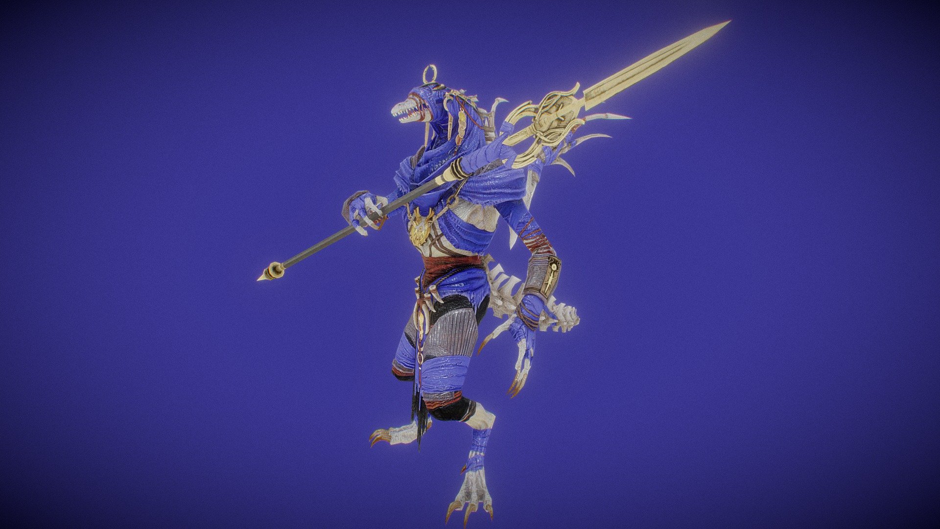 Hybrid skeleton mummy - Buy Royalty Free 3D model by Luna Studio ...