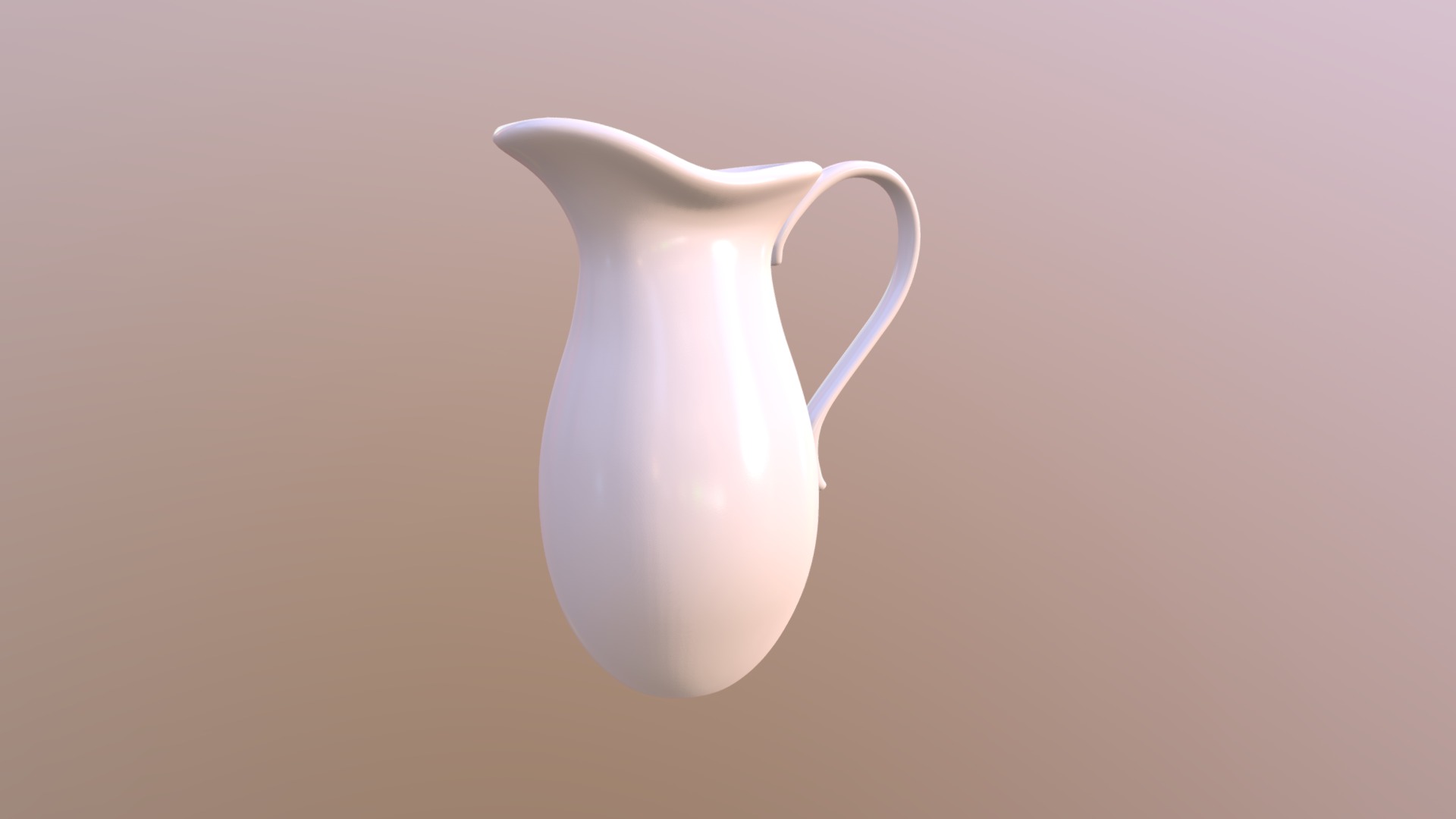 White Water Pitcher - 3D model by annikcherton [cf92ab5] - Sketchfab