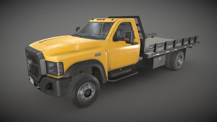 Flatbed 3D models - Sketchfab