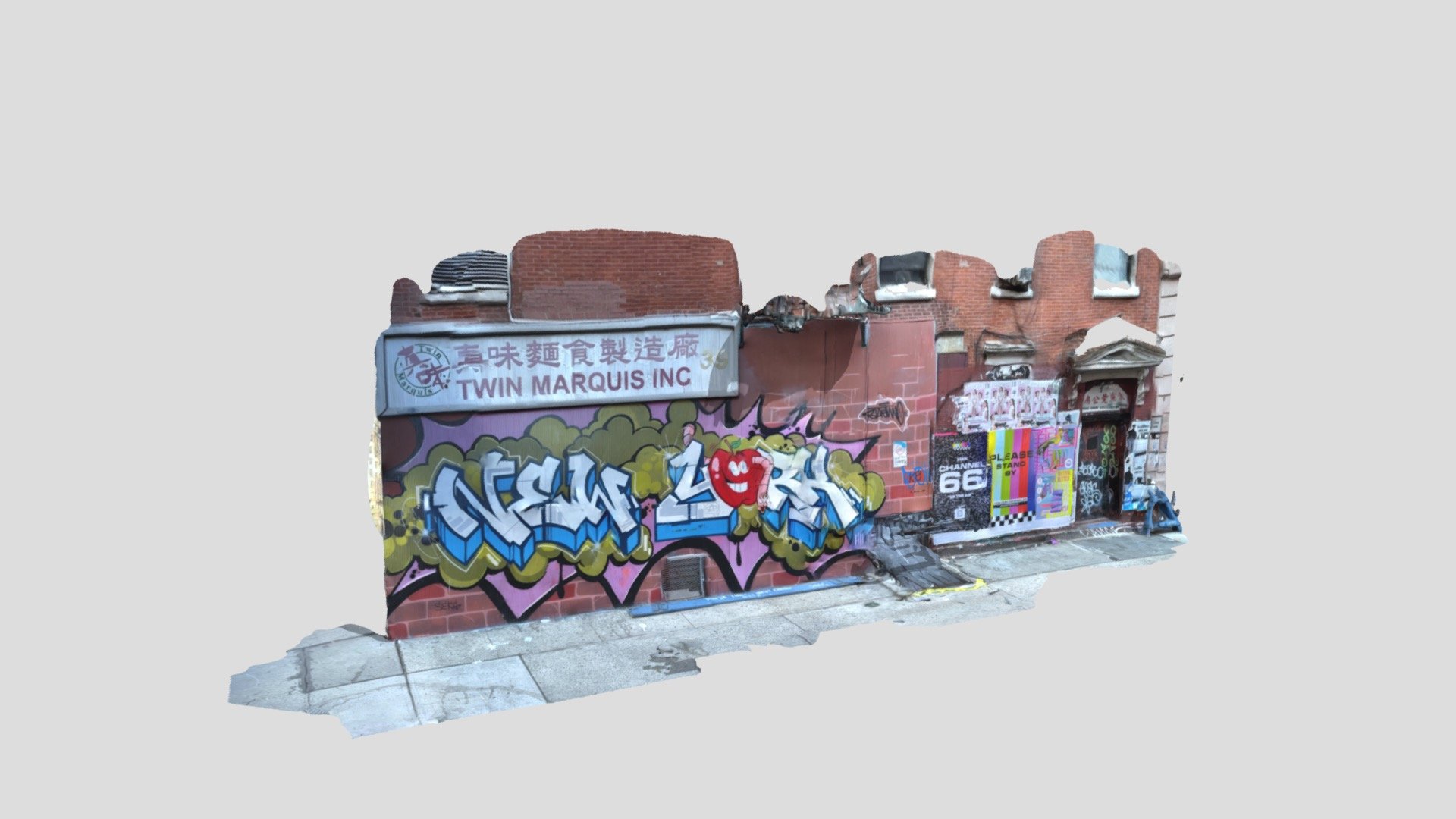 Day 3: New York Graffiti - Download Free 3D model by Stuart Rosenberg ...