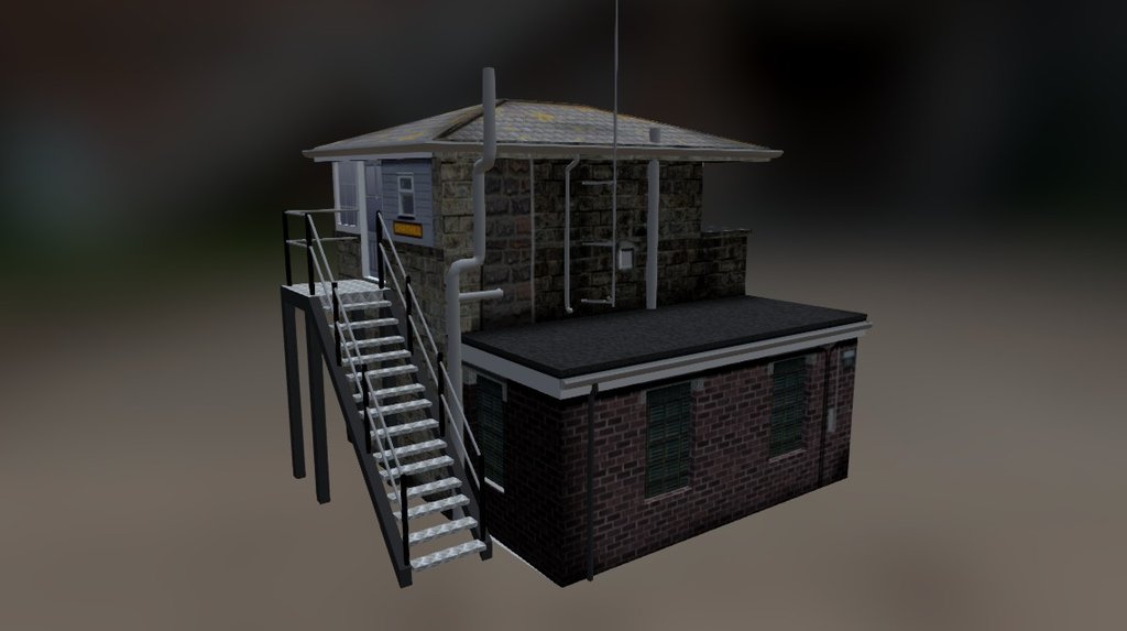 Chathill Signal Box - 3D model by Silver Magpie (@SilverMagpie ...
