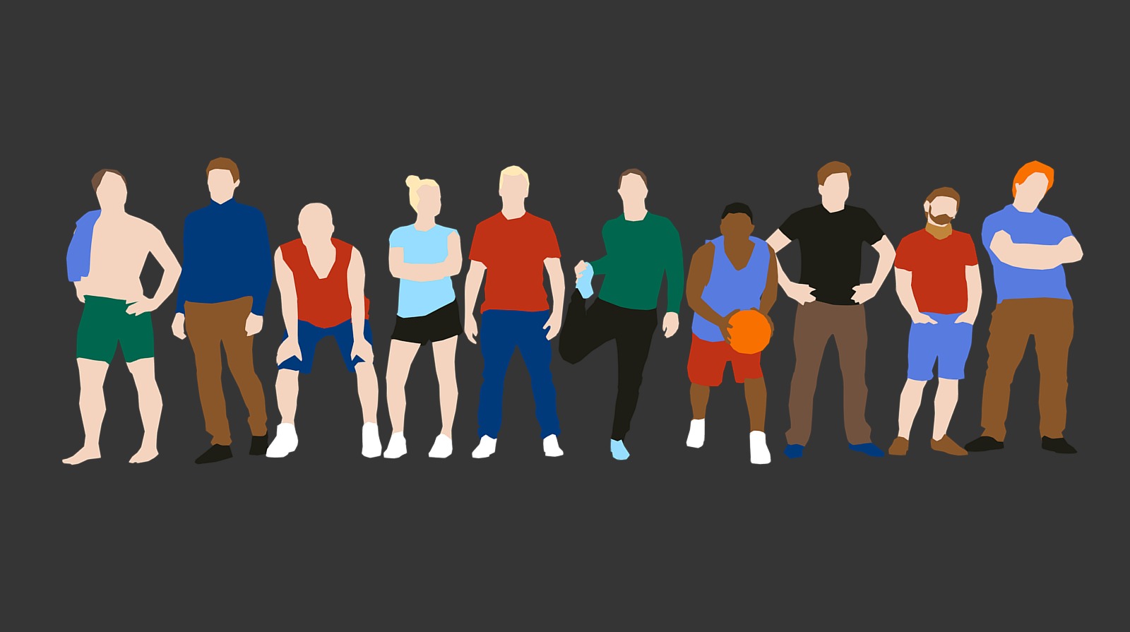 Colored Lowpoly People Unlit Vol. 8 - 3D model by kanistra [cf97346 ...