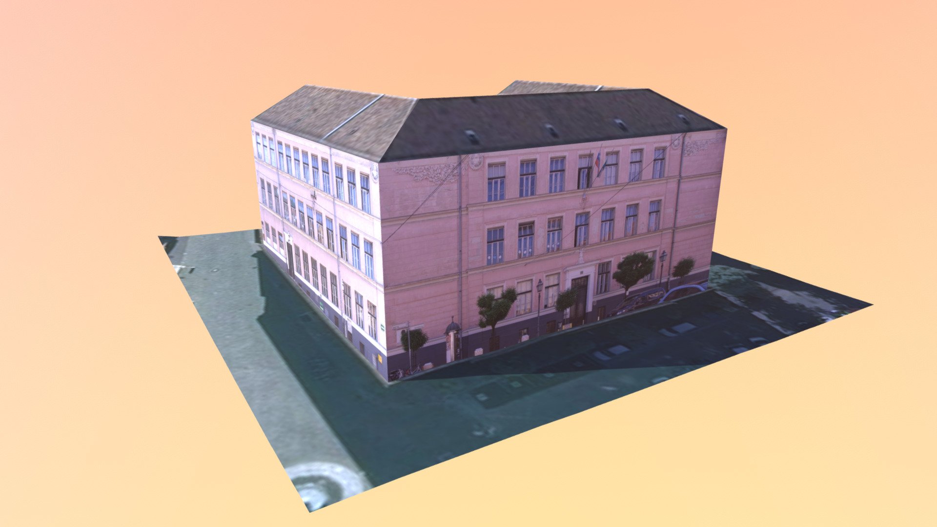 Levstikov trg 1 - 3D model by AN Danube (@AND3D) [cf98228] - Sketchfab