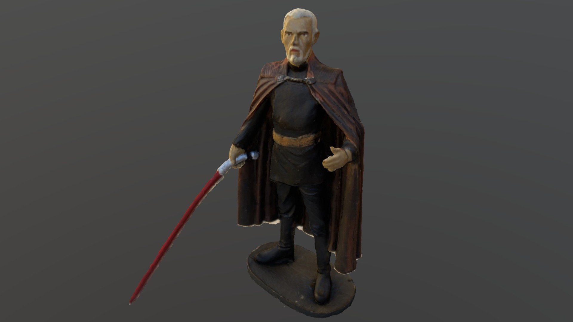 Count Dooku (Star Wars) - 3D model by Gustavo Bigelli (@gubigelli ...