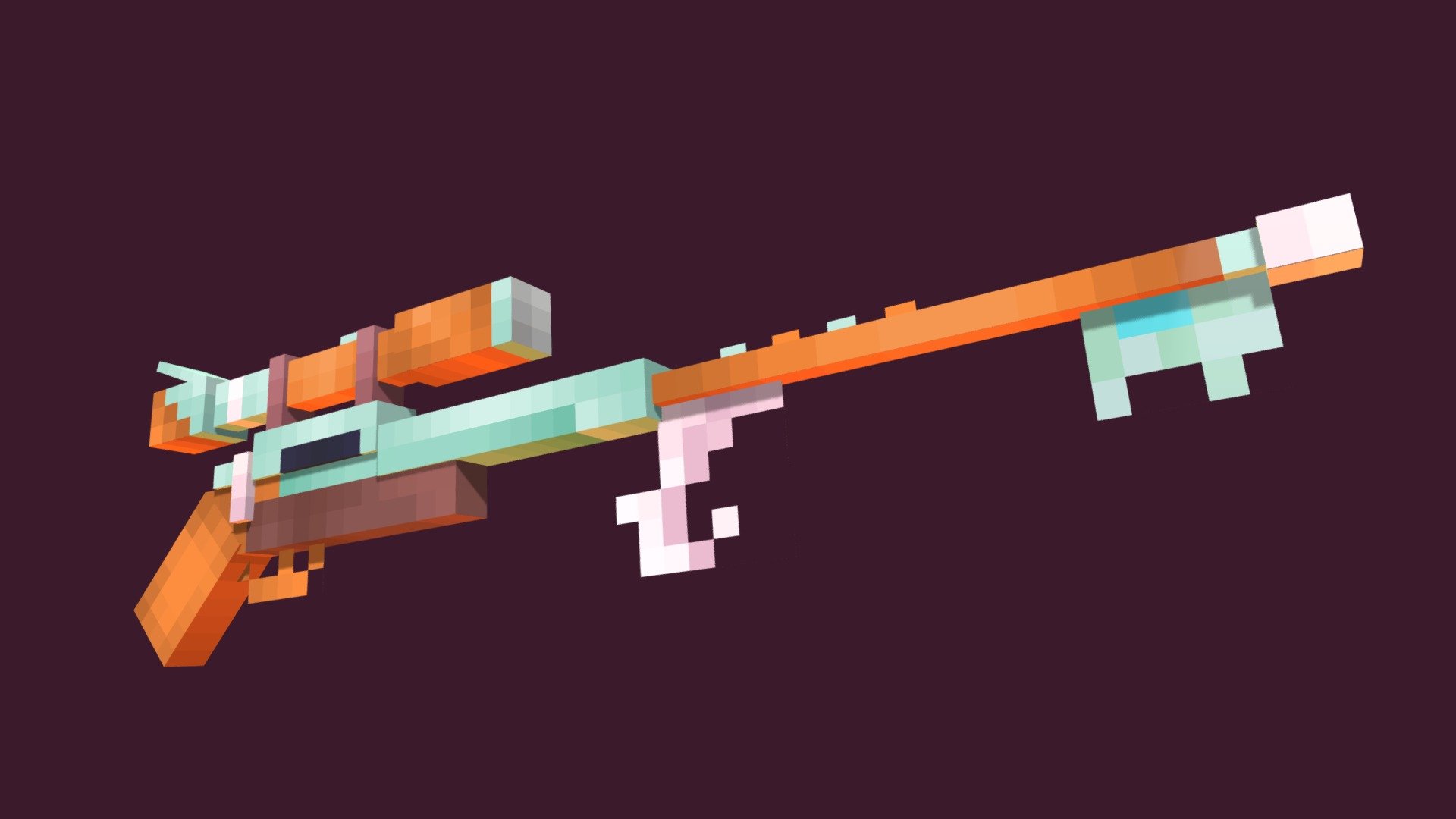Venti's Sniper Gun | Minecraft/Genshin Impact - 3D model by ...
