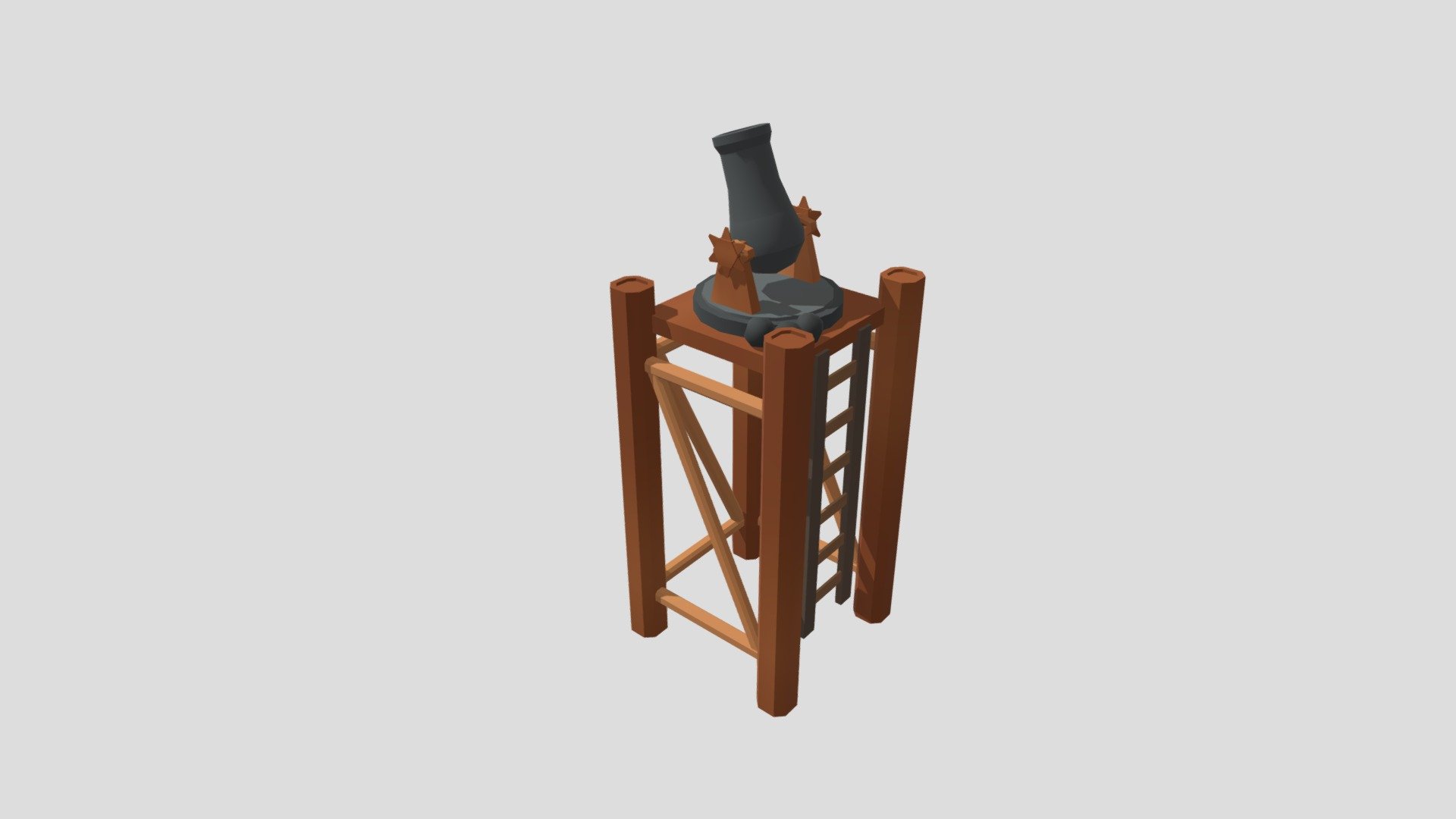 Cannon Tower - 3D model by Zeki Delil (@zekidelil) [cf9ba44] - Sketchfab
