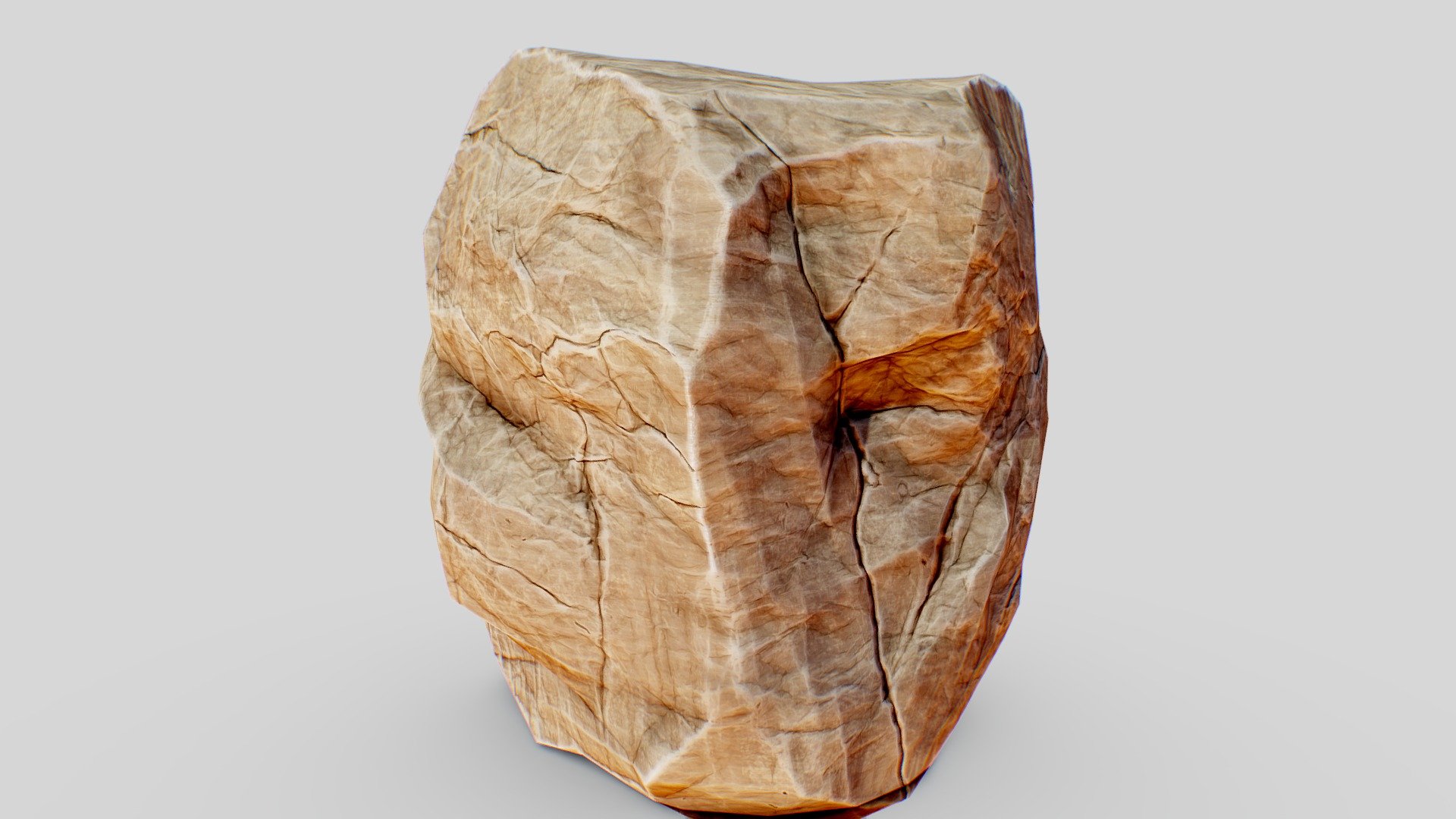 Rock / Stone / Cliff 03 LP (desert) - Buy Royalty Free 3D model by the ...