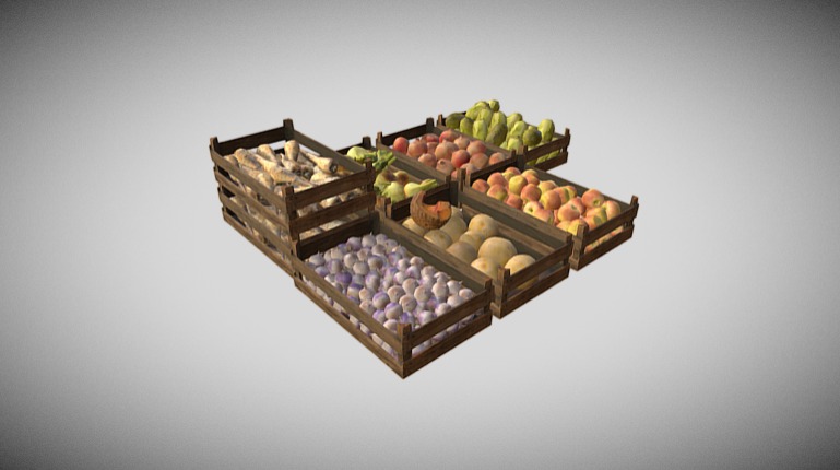 Fruit Veg Market - Download Free 3D model by Francesco Coldesina ...