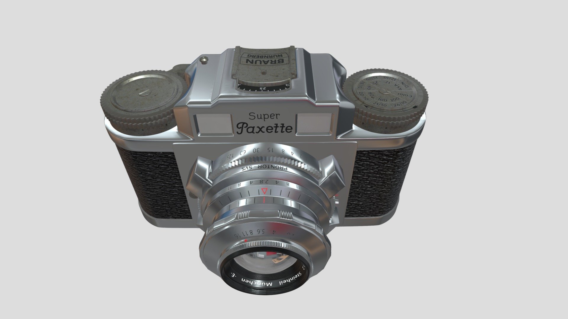 Braun Paxette Camera - Download Free 3D model by varebal [cf9e38a ...
