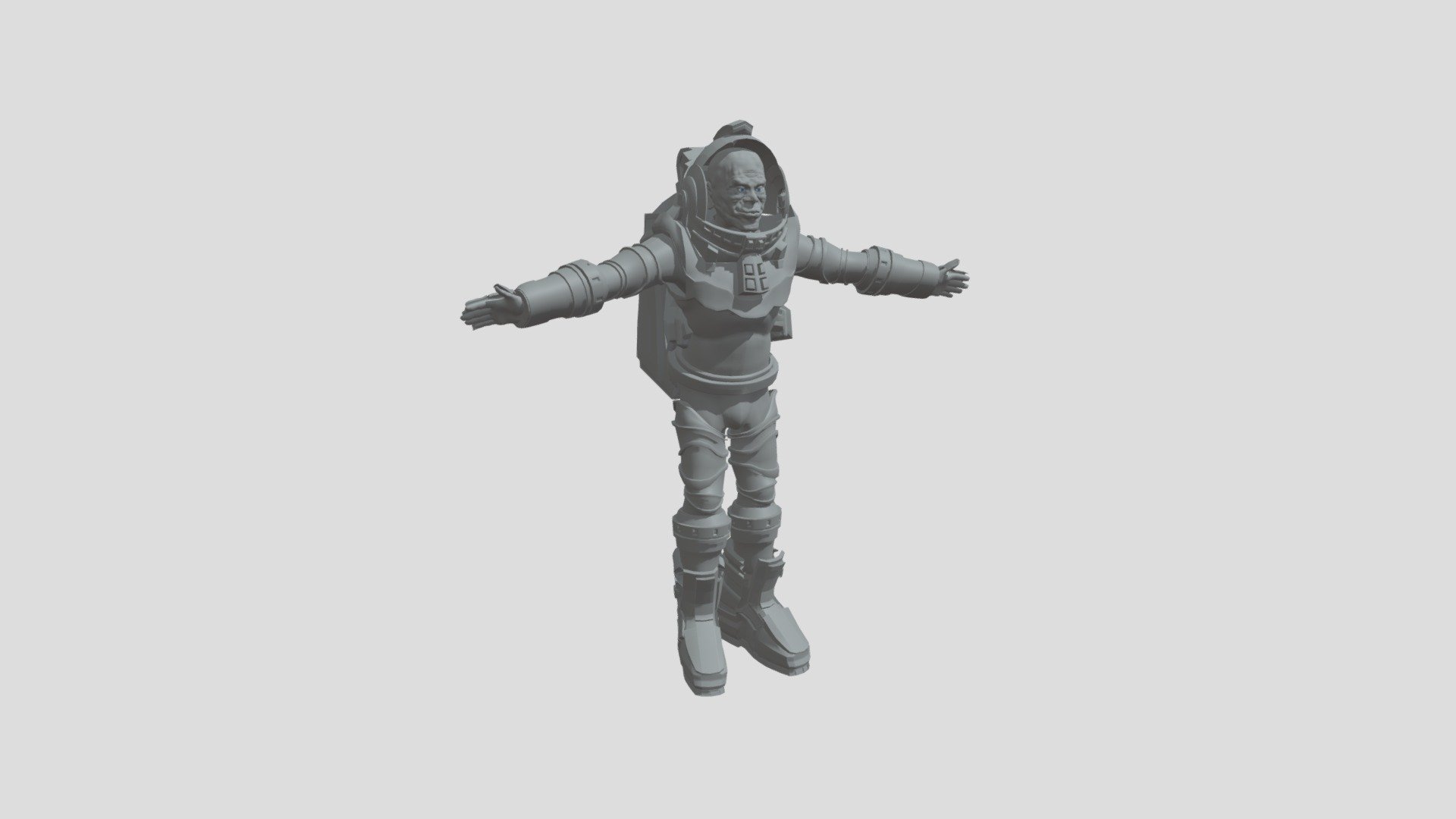 Spaceman - Buy Royalty Free 3D model by yoloco [cf9e53d] - Sketchfab Store