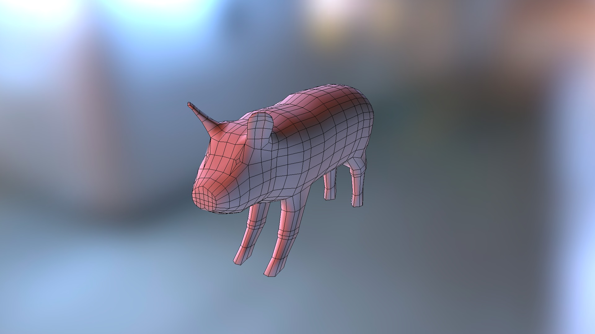 Pig - 3D model by Rodrigo Giacobelli (@RodrigoGiacobelli) [cf9e6e3 ...