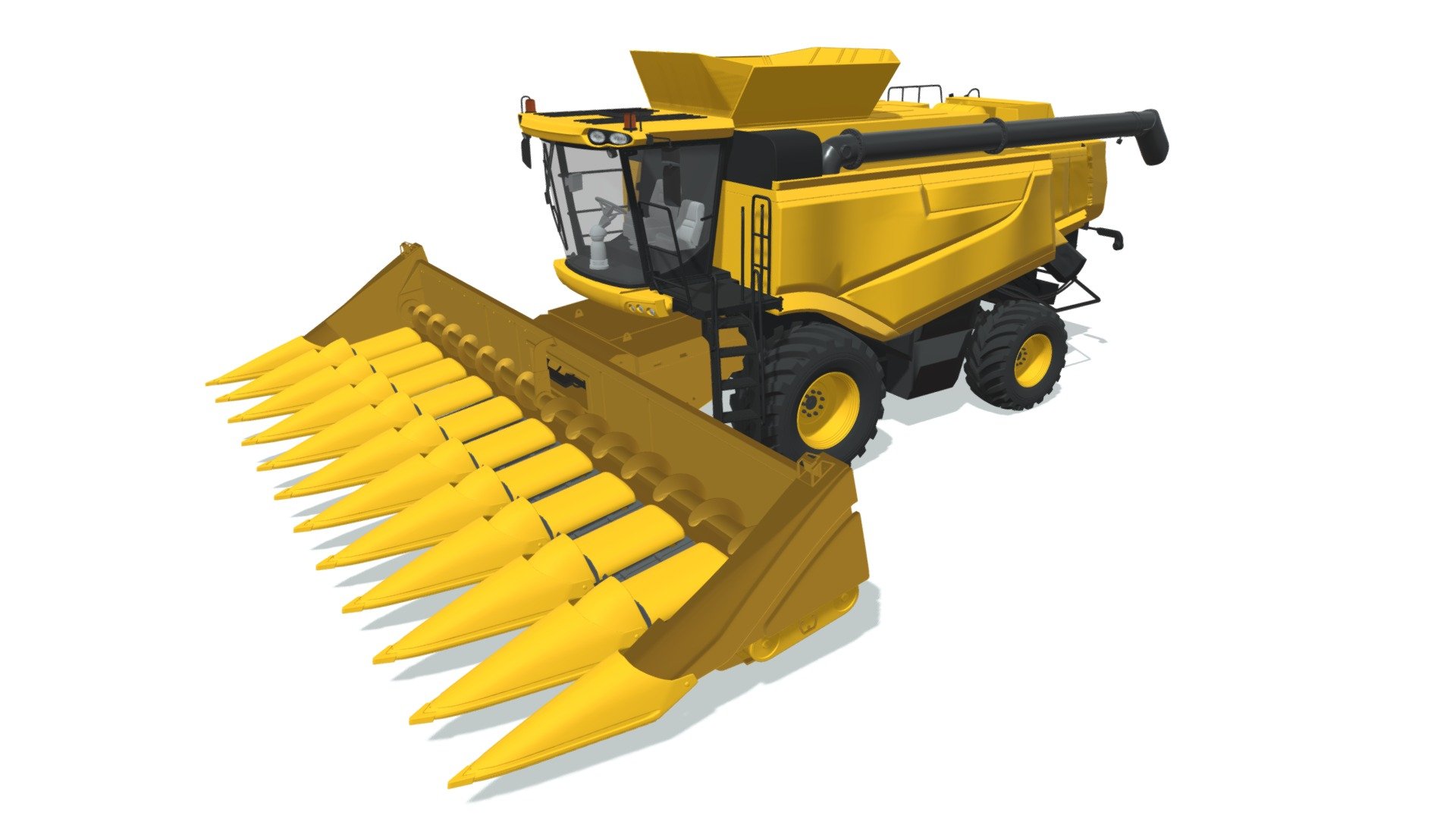 Combine Harvester 3D Models - Buy Royalty Free 3D model by 3DHorse ...