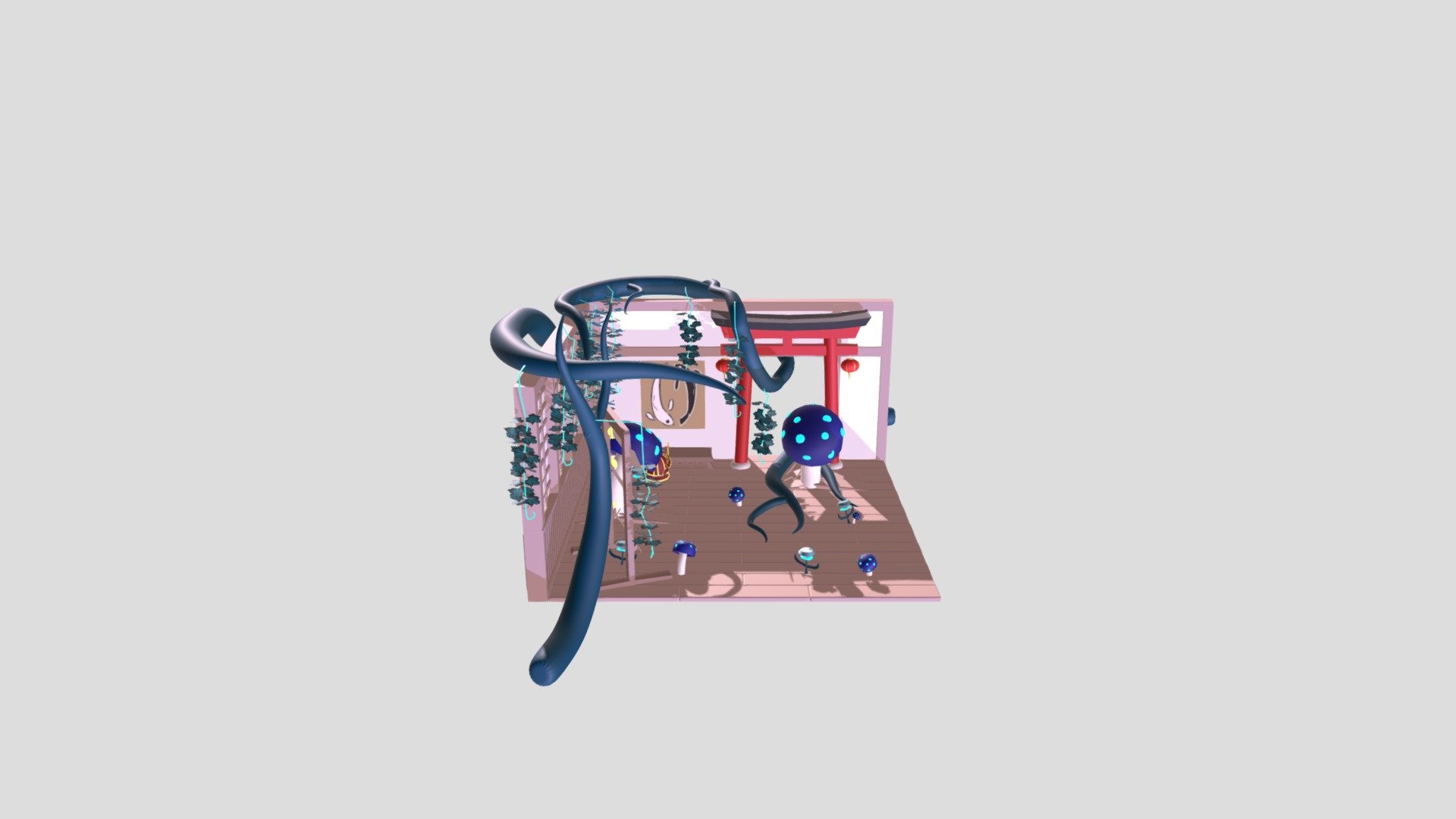 Fantasy Dojo - 3D model by CristianRusu [cf9fa88] - Sketchfab