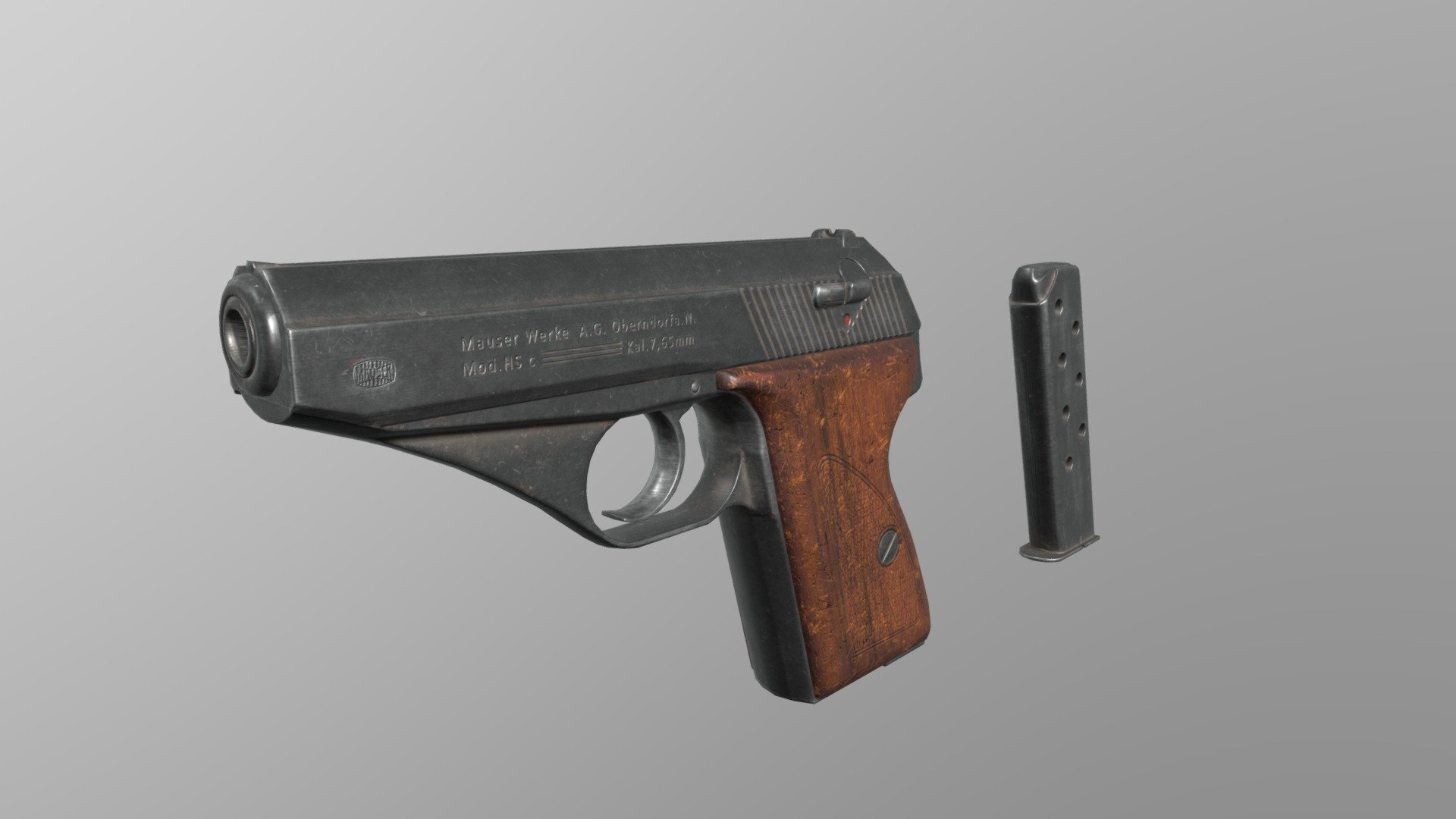 Mauser HSC - 3D model by sn_se [cfa151c] - Sketchfab