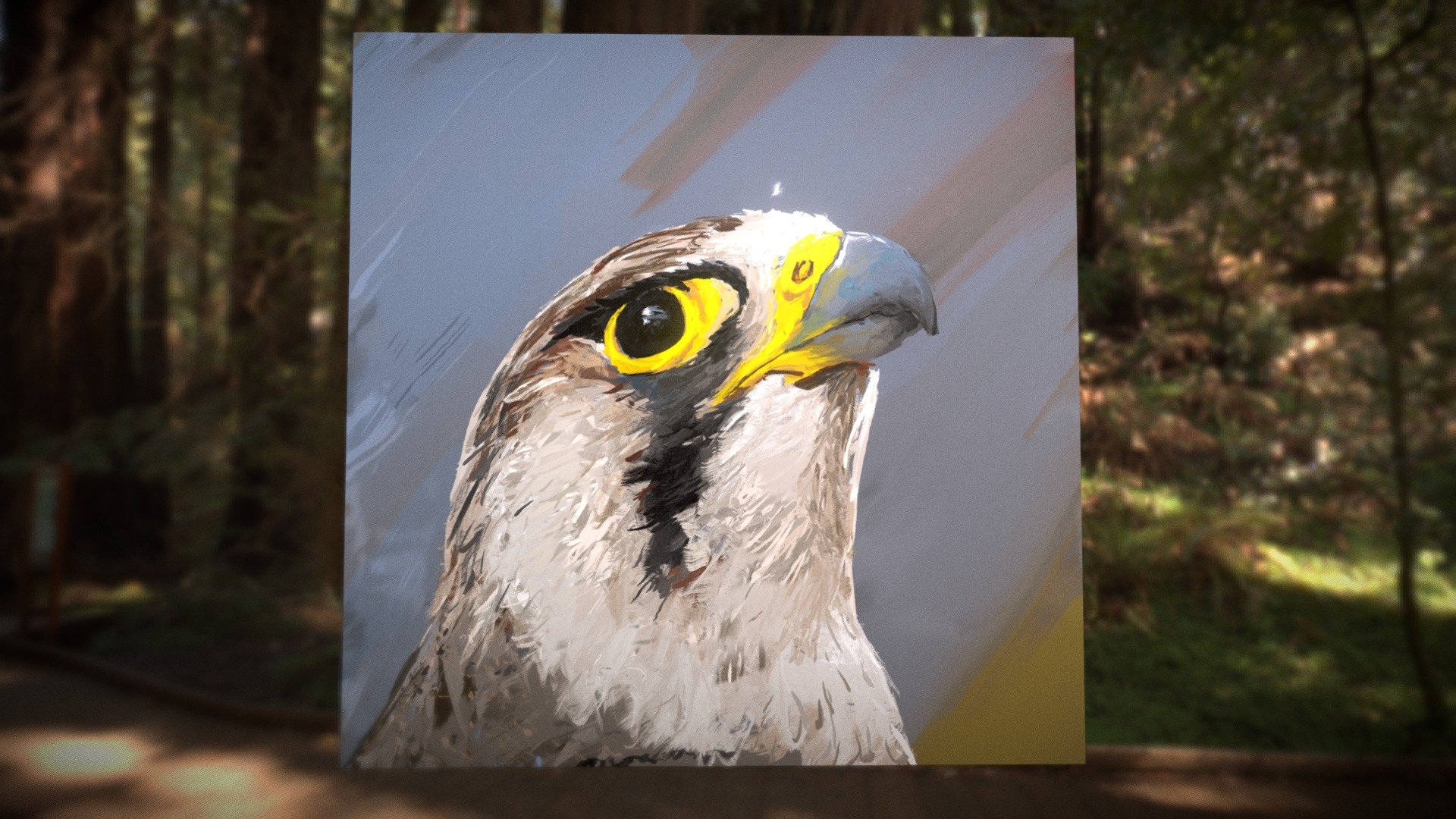 Falcon Blue - 3D model by Markus Franz (@Markus_Franz) [cfa2213 ...