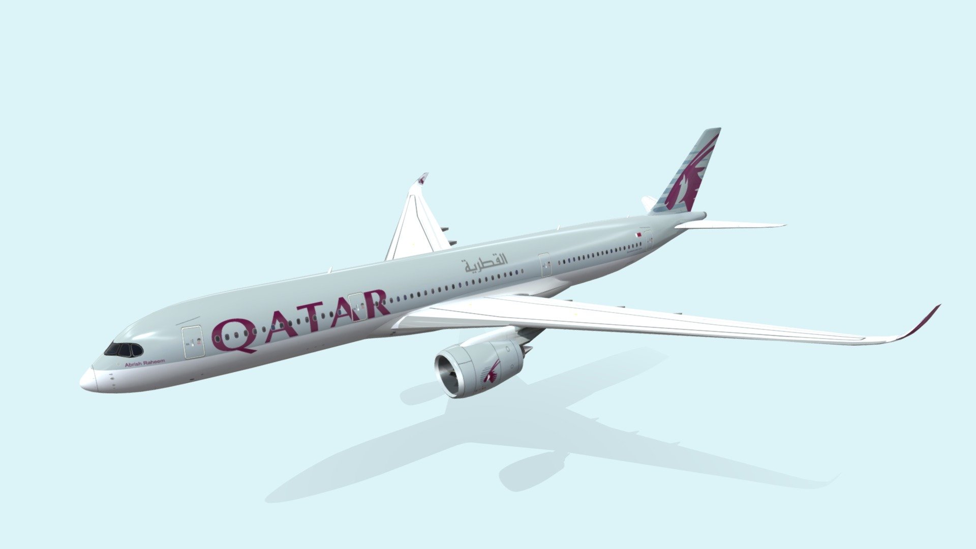 Airbus A350 - Download Free 3D model by jhag [cfa2836] - Sketchfab