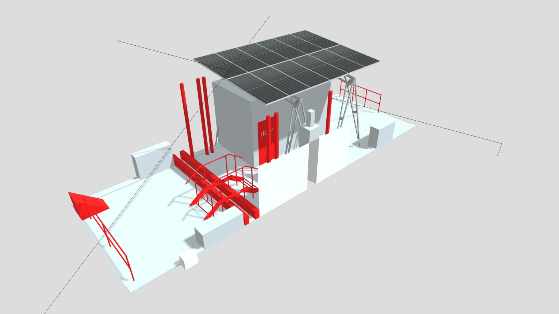 560 Washington Ave 12 Mod 72 Cell Canopy - 3D model by ...
