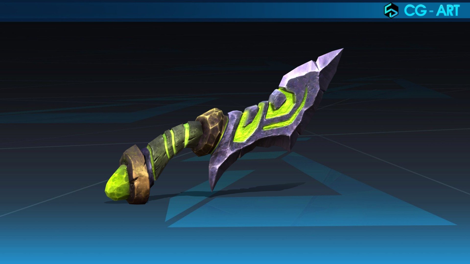 Rock Sword_Dagger - 3D model by cgart.com (@goart) [cfa43c9] - Sketchfab