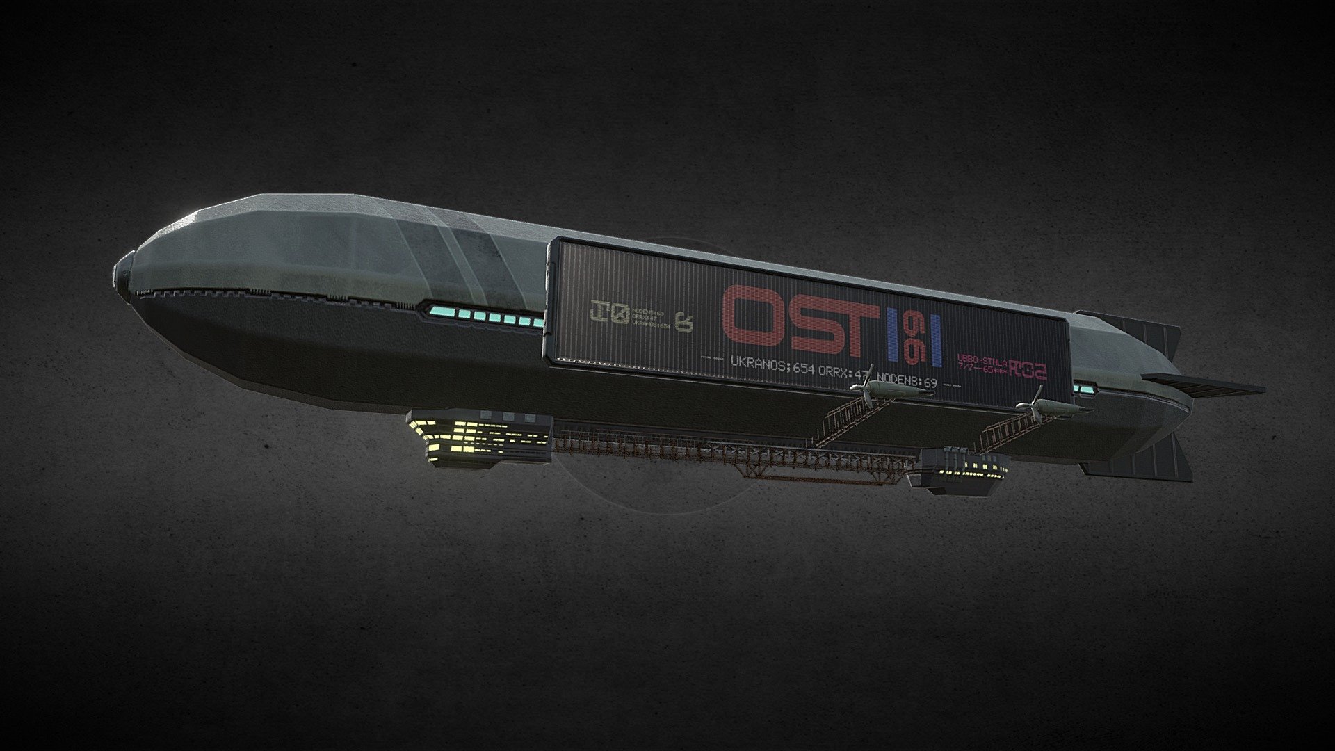 zeppelin - 3D model by lostsoundzz [cfa542d] - Sketchfab