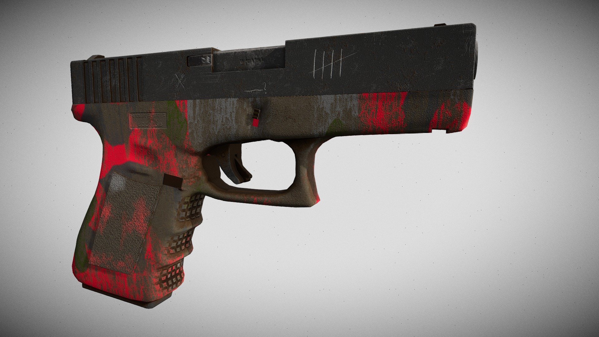 Glock - 3D model by 21Heretic [cfa6fef] - Sketchfab